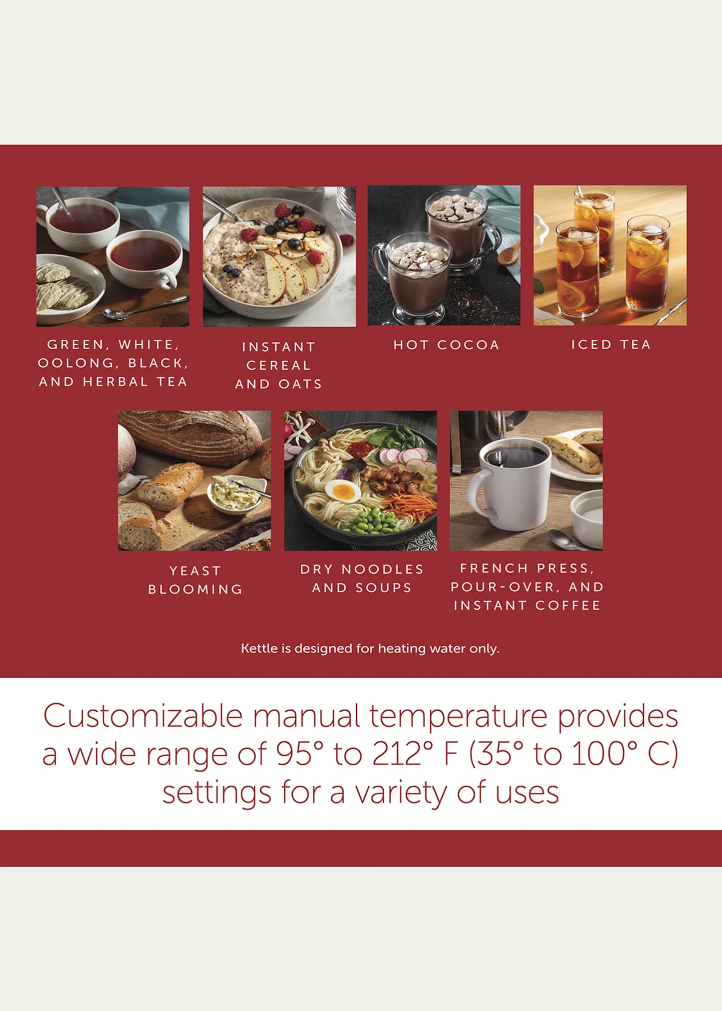 Wolf Gourmet True Temperature Electric Kettle - Bergdorf Goodman