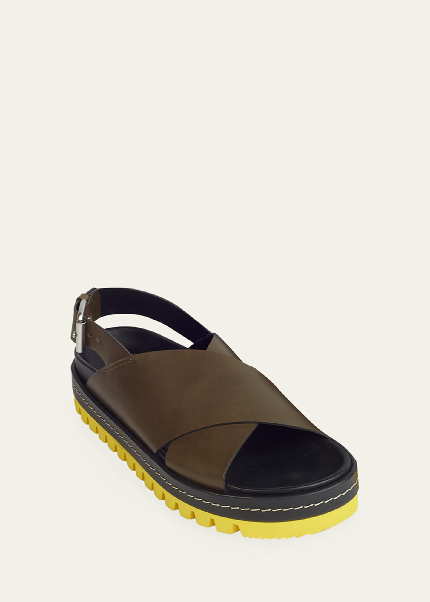 Plan C Fussbett Flatform Lug-Sole Sandals - Bergdorf Goodman