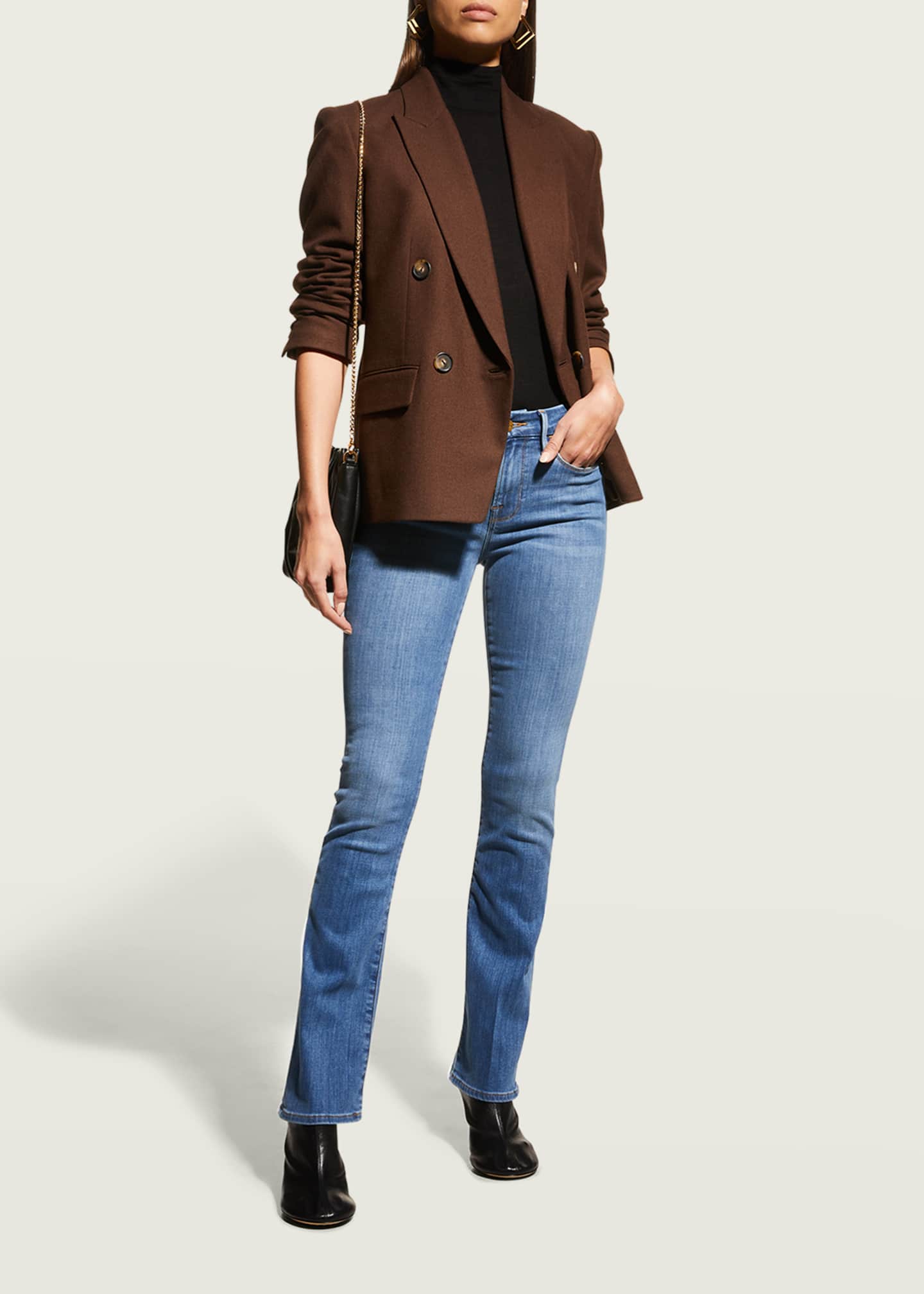 FRAME Le Mini Bootcut Jeans - Bergdorf Goodman