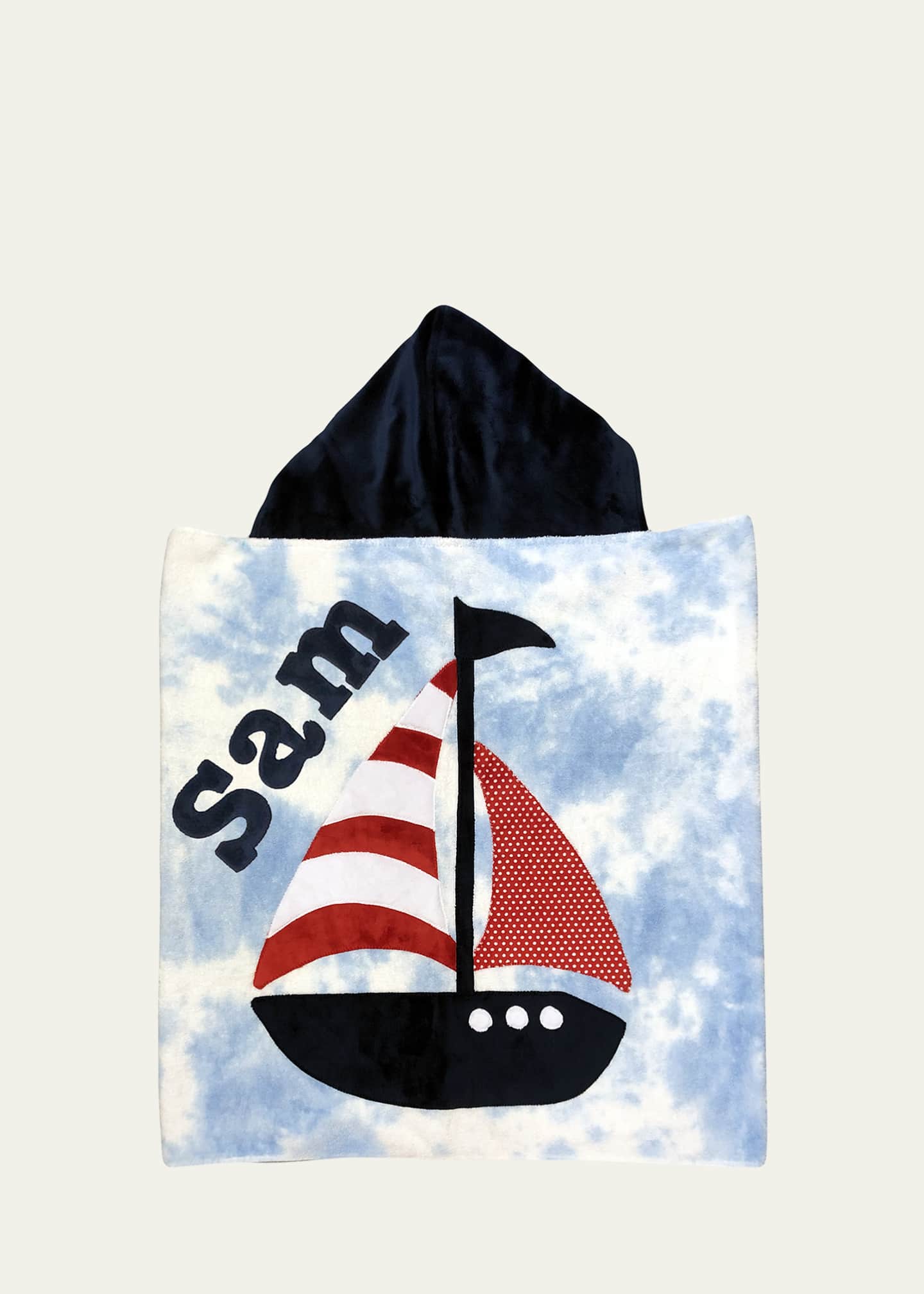 Boogie Baby Boy's Sail Away Towel, Personalized - Bergdorf Goodman