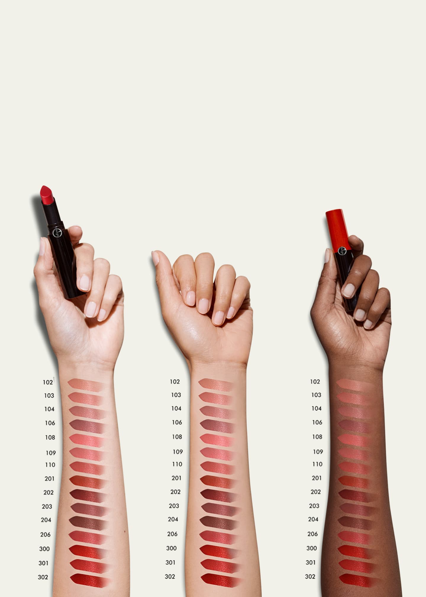 ARMANI beauty Lip Power Satin Long Lasting Lipstick - Bergdorf Goodman