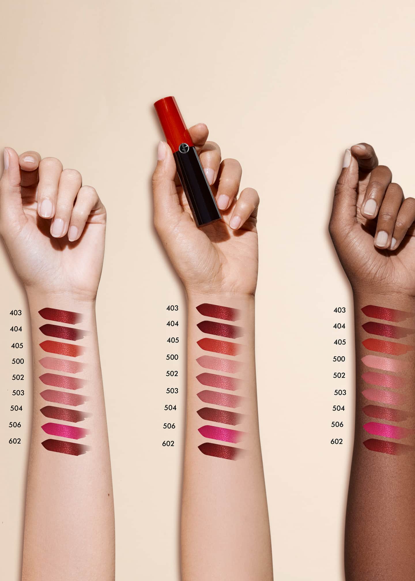 ARMANI beauty Lip Power Satin Long Lasting Lipstick - Bergdorf Goodman