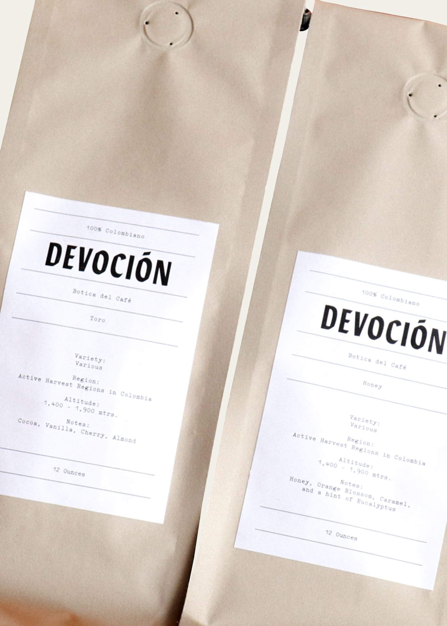 Devocion Two-Bag Coffee Bundle - Toro & Honey - Bergdorf Goodman