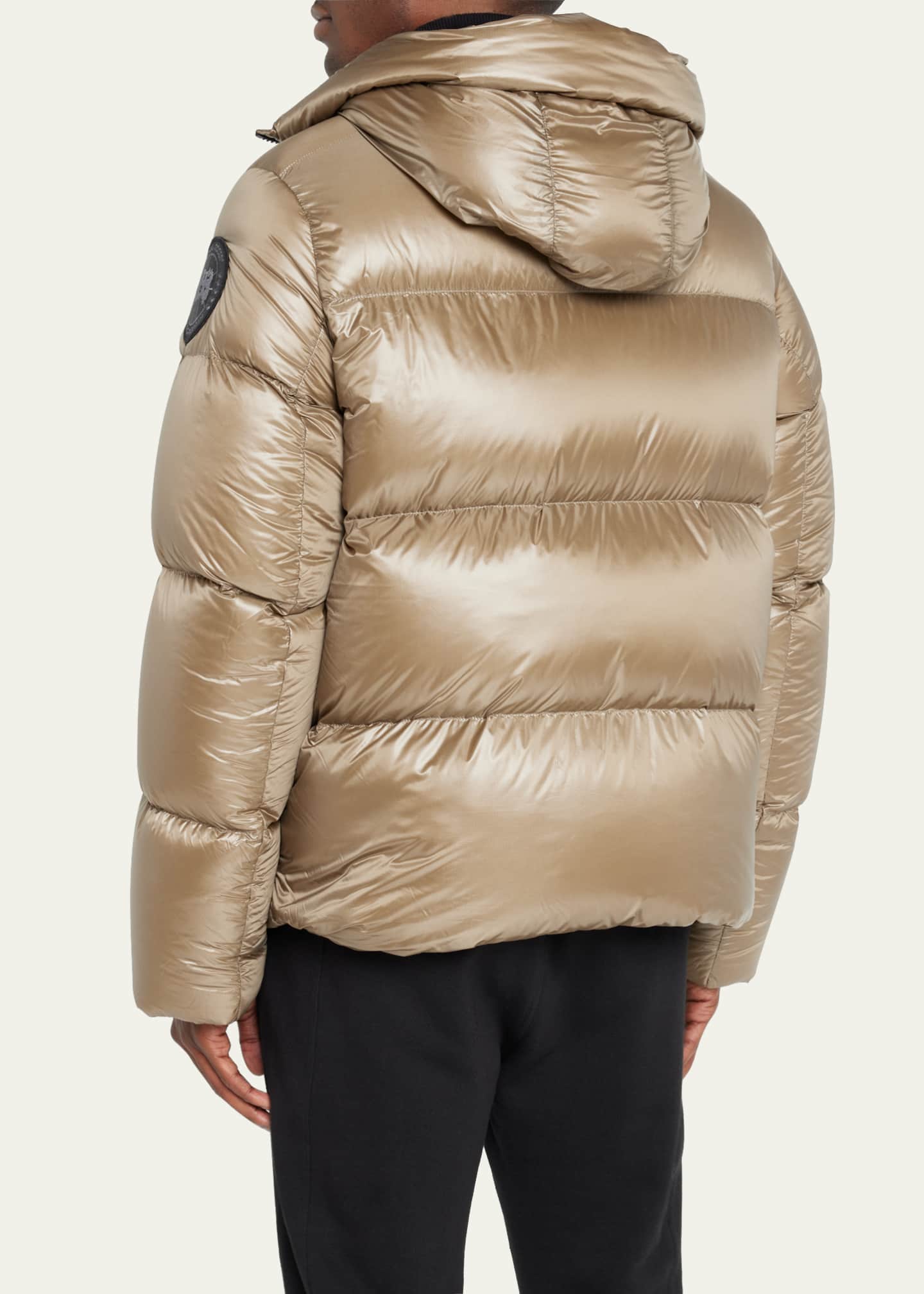 Canada Goose Men's Crofton Black Disc Puffer Jacket - Bergdorf Goodman