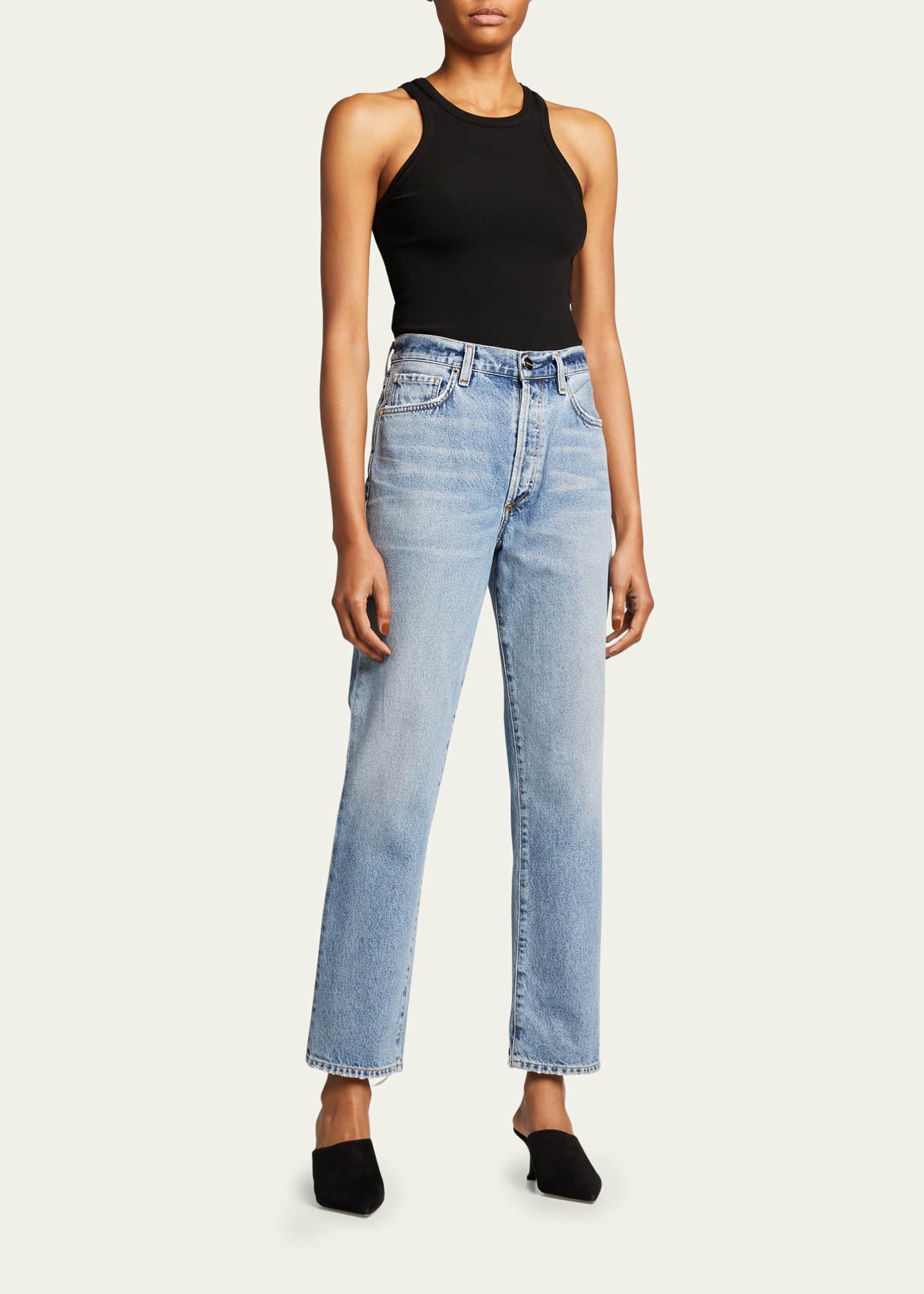 Goldsign The Laurel Ribbed Tank - Bergdorf Goodman