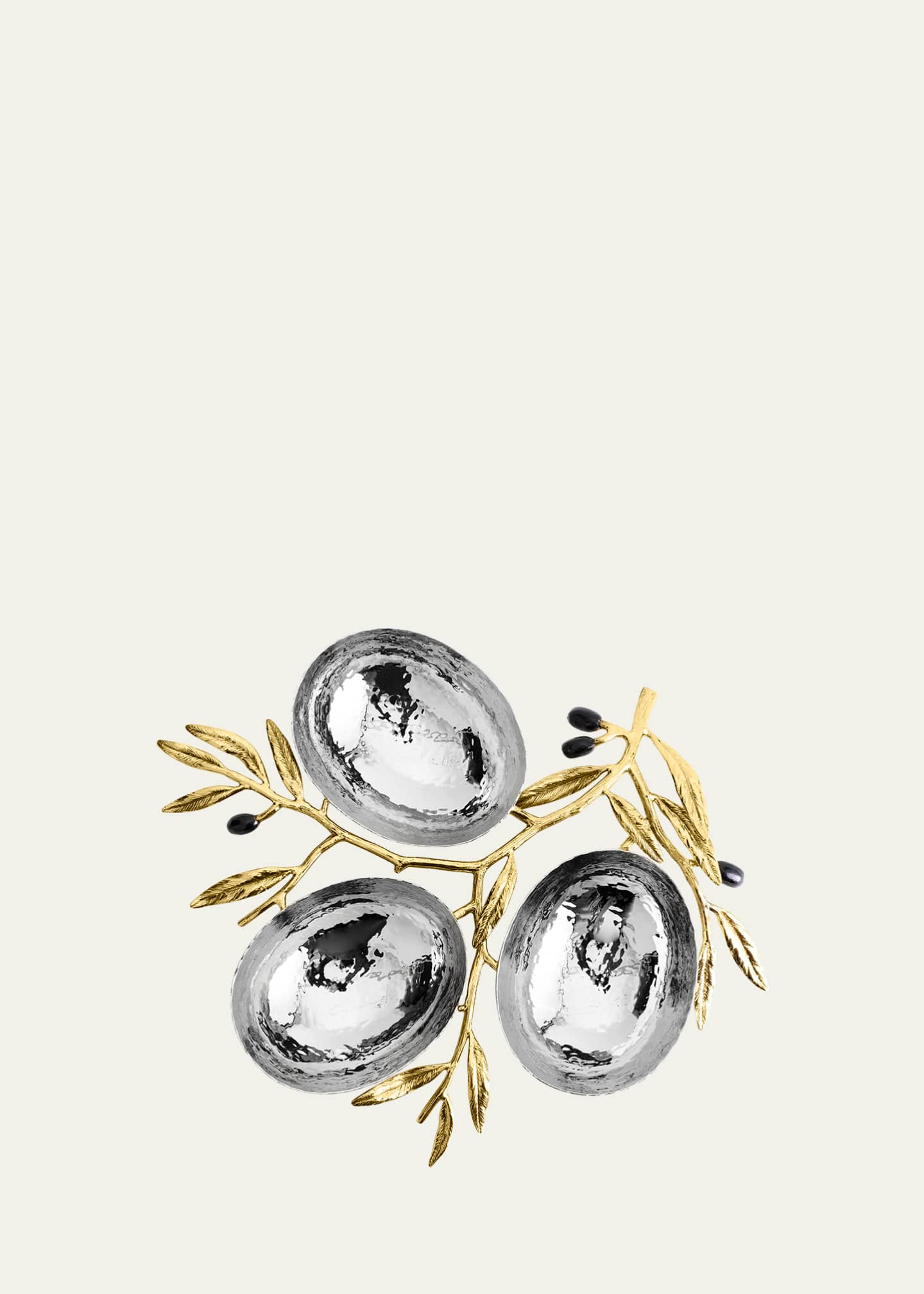 Michael Aram Olive Branch Triple Dish - Bergdorf Goodman