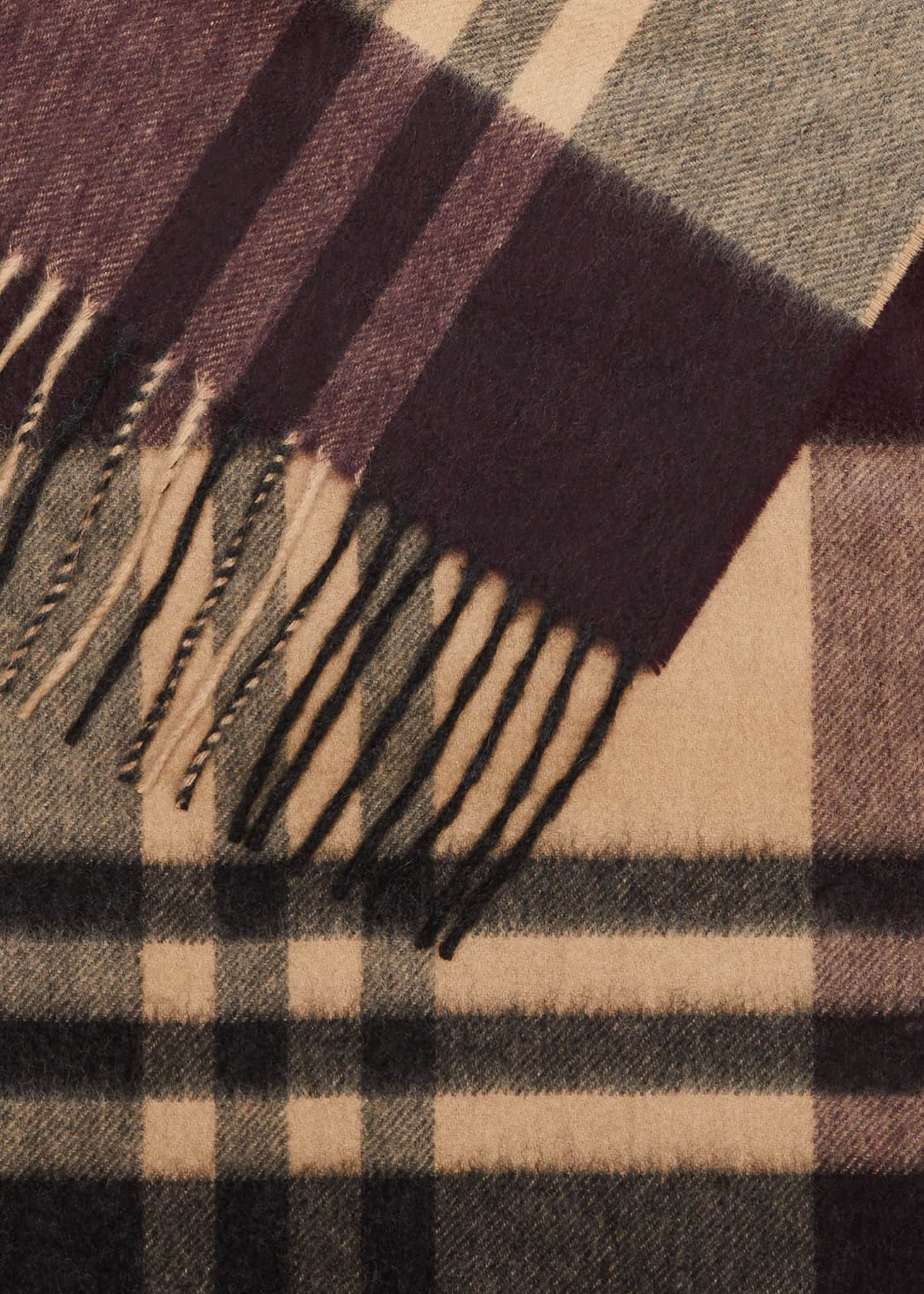 Neiman Marcus Men's Cashmere Exploded Plaid Scarf - Bergdorf Goodman