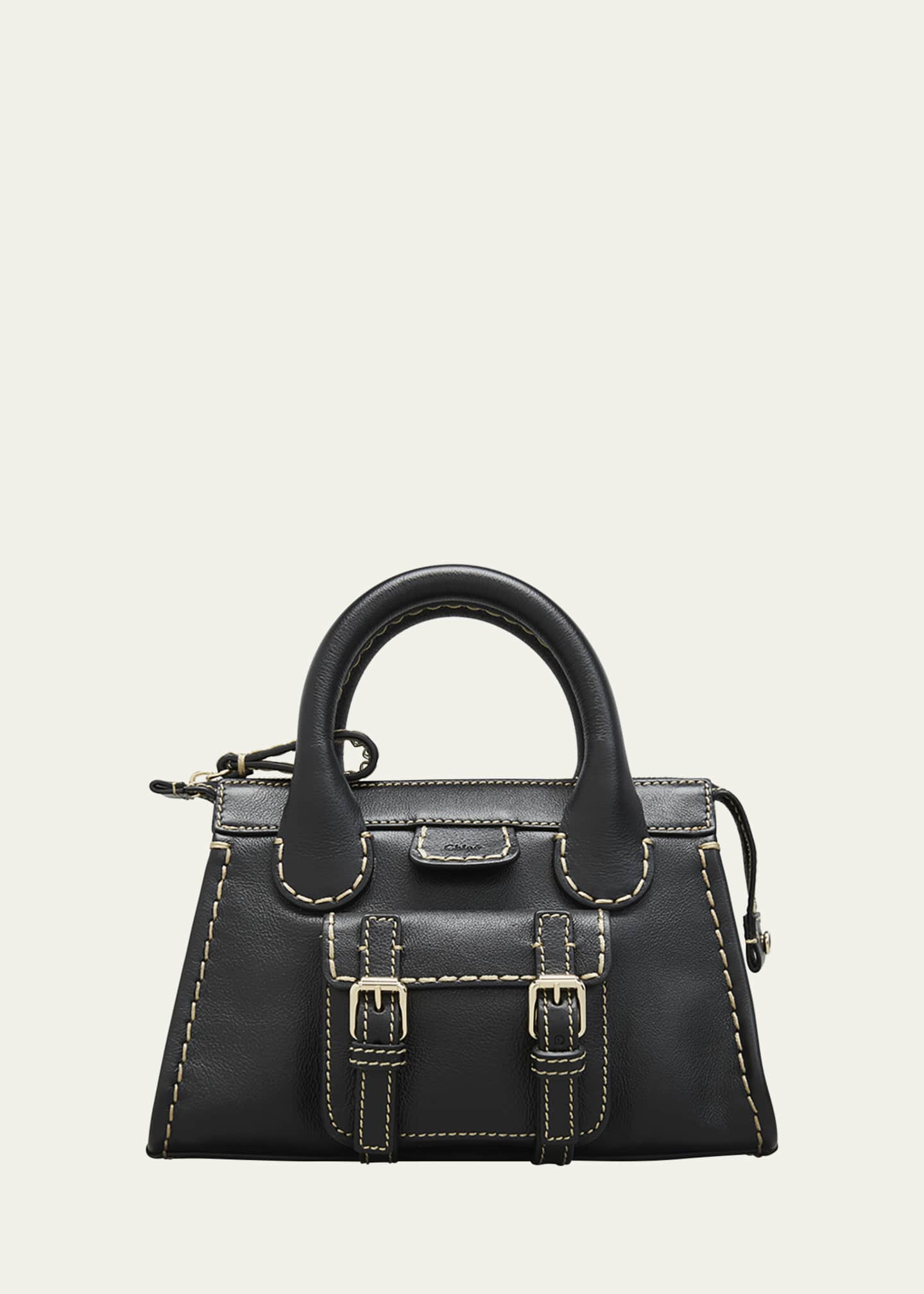 Chloe Edith Small Buffalo Leather Satchel Crossbody Bag - Bergdorf Goodman