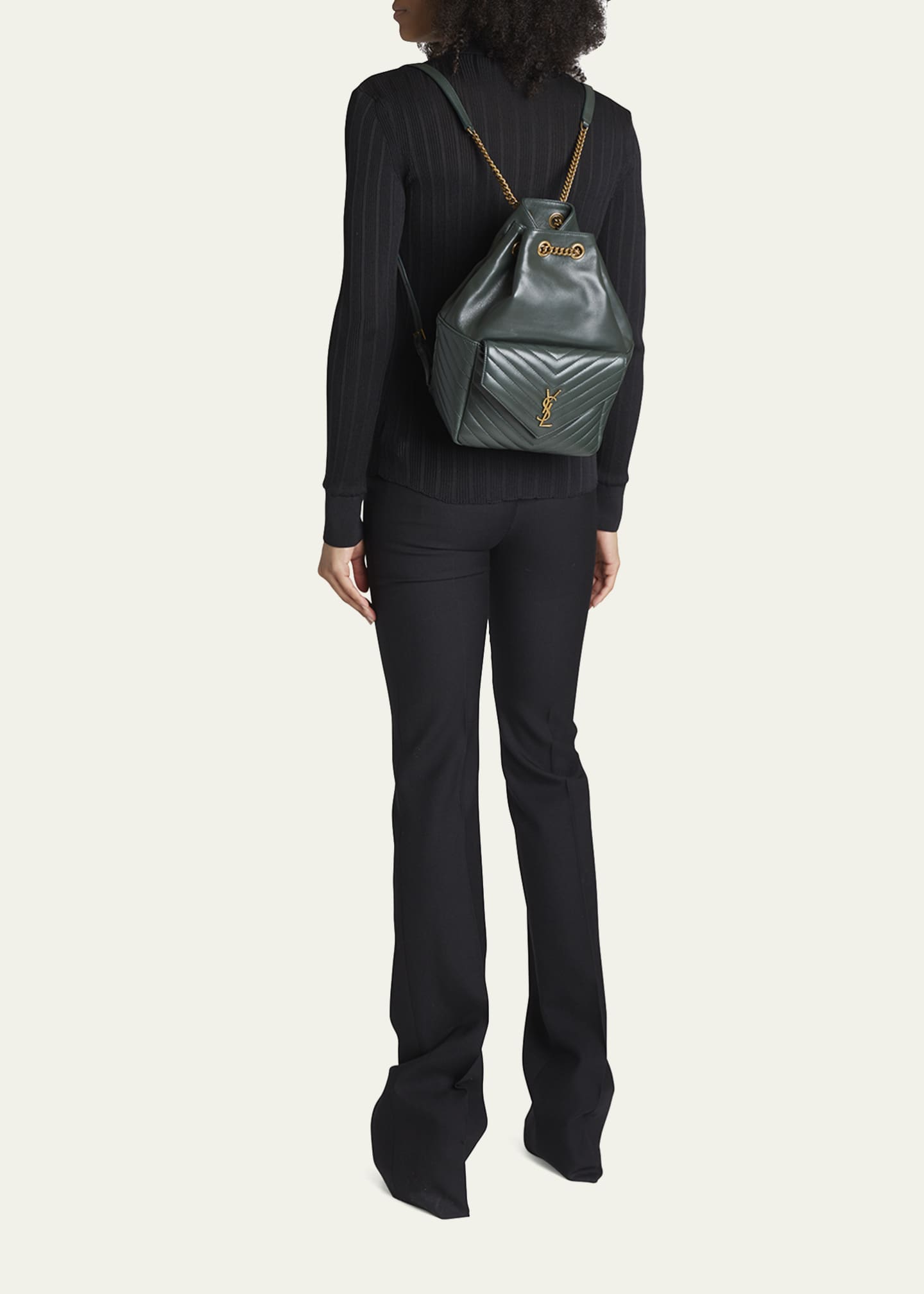 Saint Laurent Joe Quilted Lambskin YSL Backpack Bag - Bergdorf Goodman