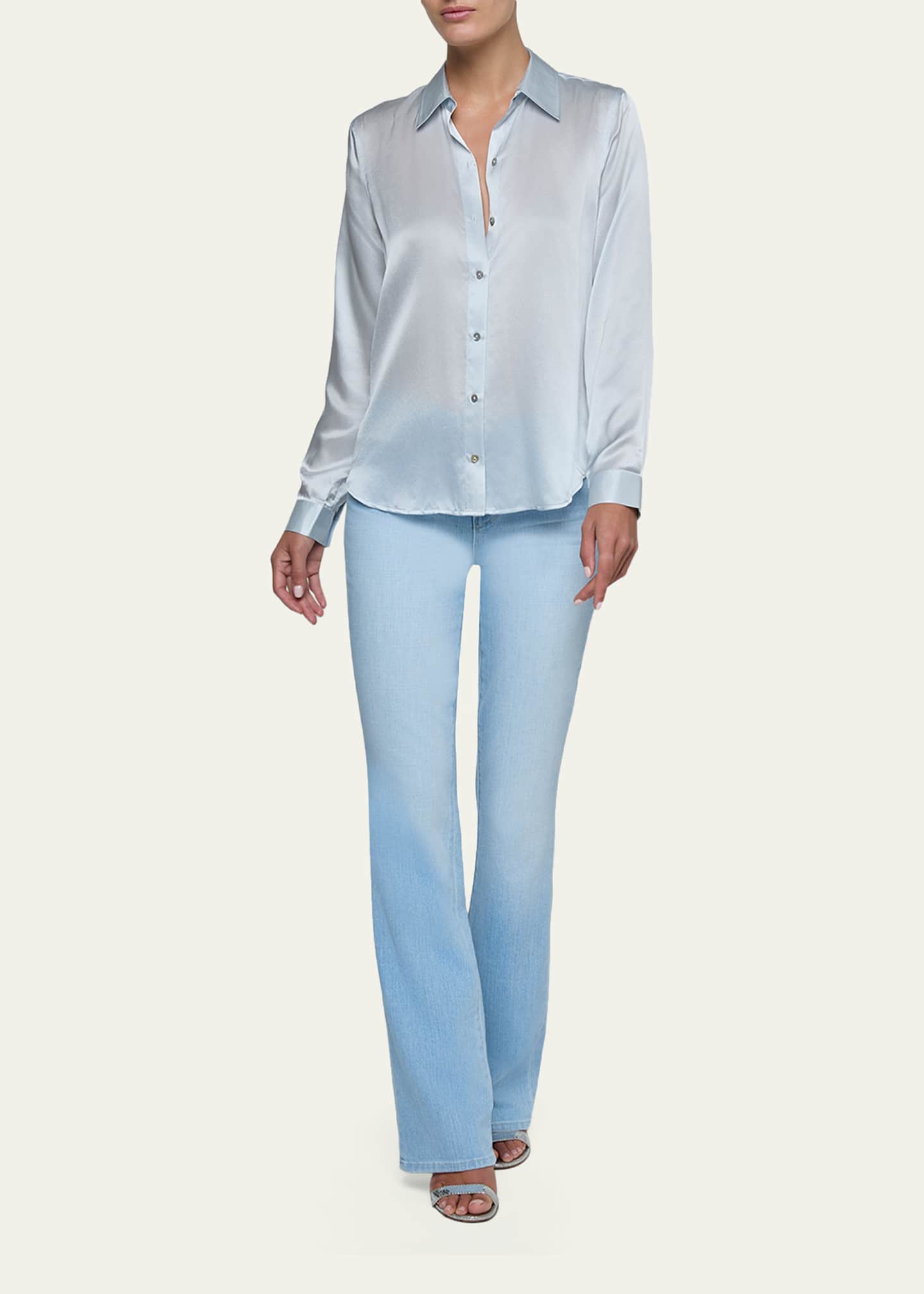 L'Agence Tyler Long-Sleeve Blouse - Bergdorf Goodman
