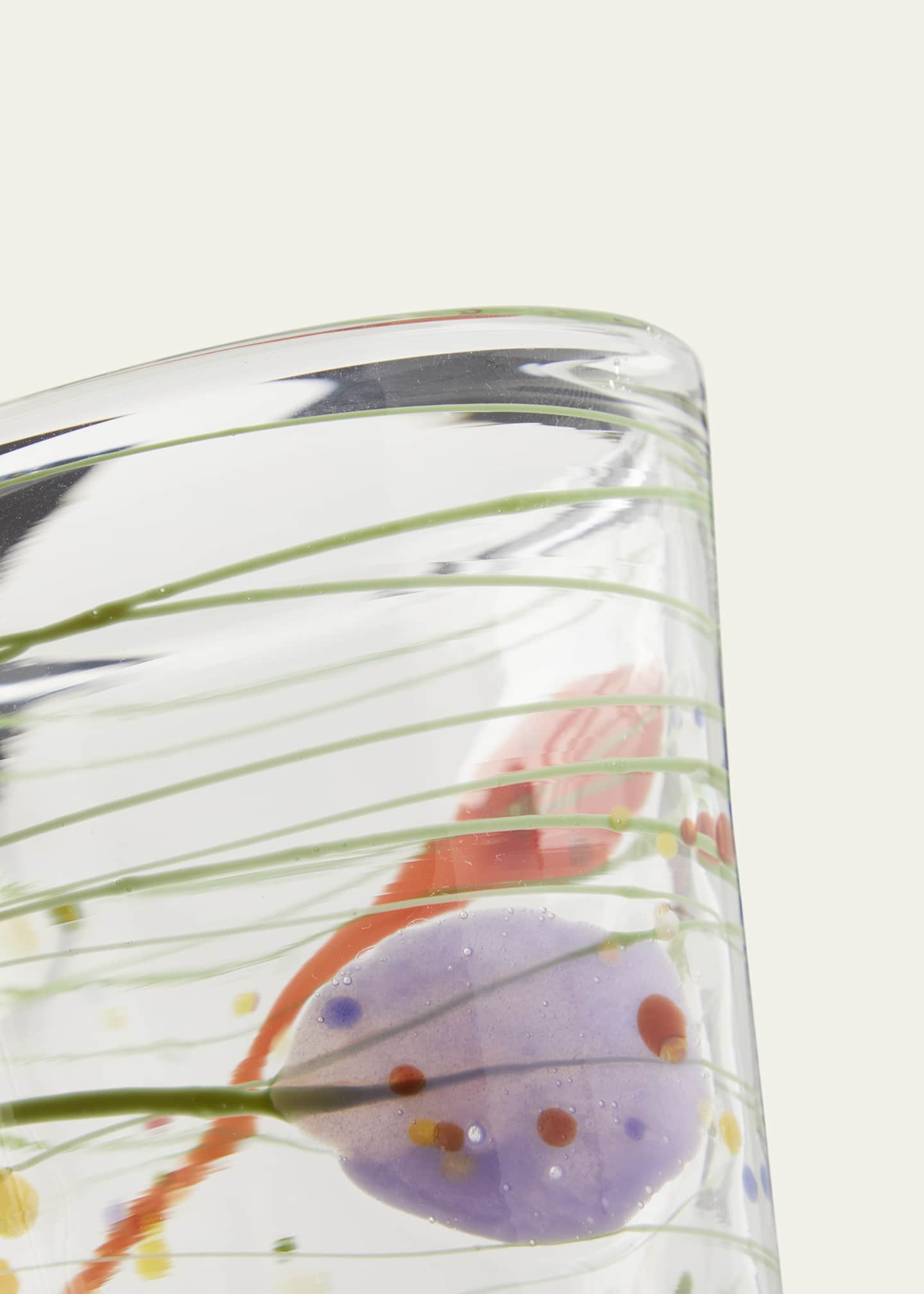 Massimo Lunardon Multicolor Swirl Water Glass - Bergdorf Goodman