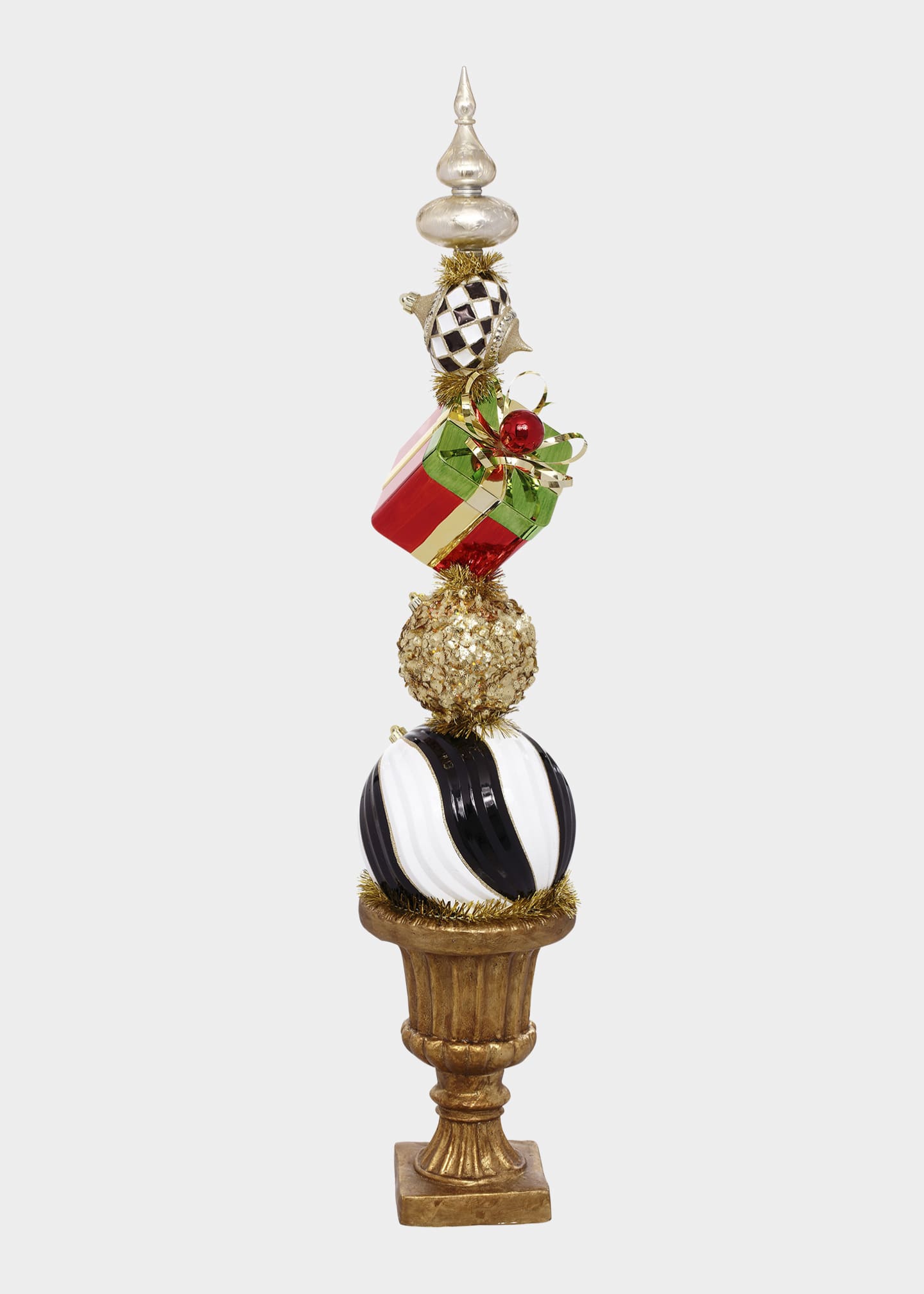 Mark Roberts Grand Festive Christmas Finial in Urn - Bergdorf Goodman