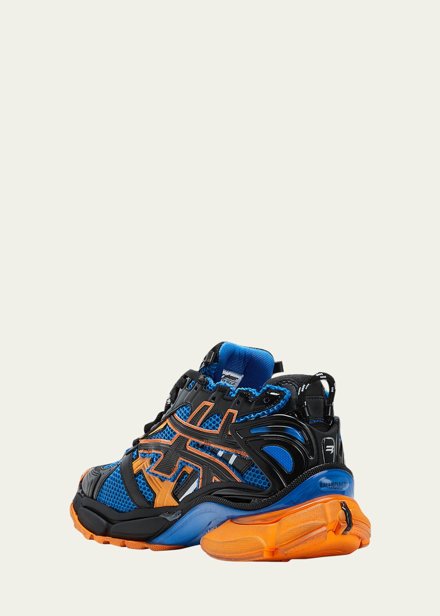 Balenciaga Men's Caged Mesh Runner Sneakers - Bergdorf Goodman