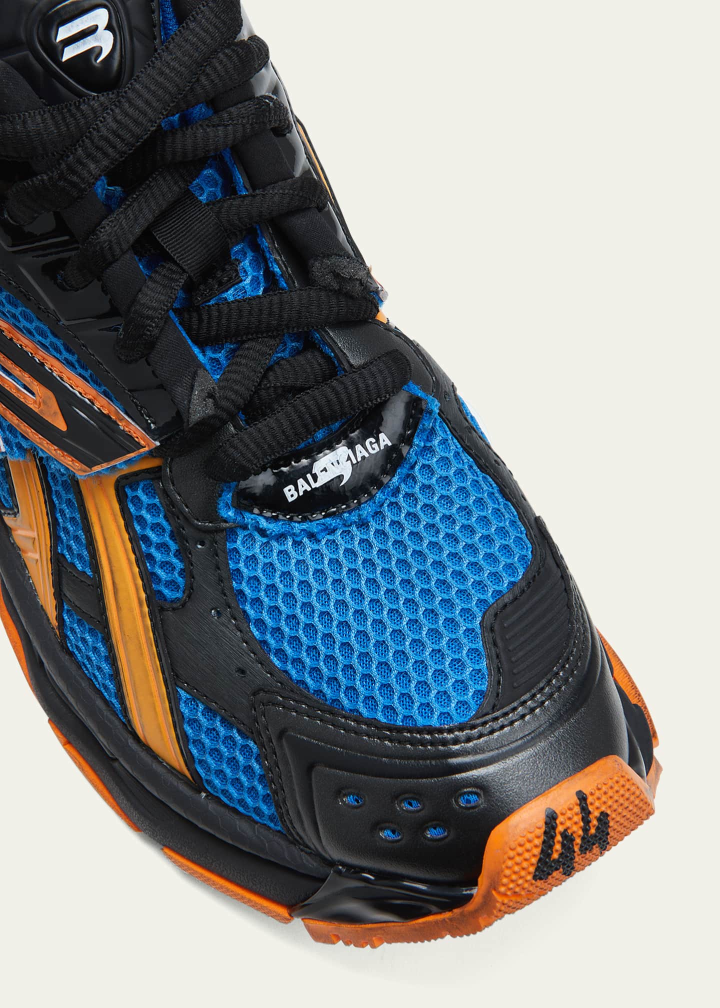 Balenciaga Men's Caged Mesh Runner Sneakers - Bergdorf Goodman