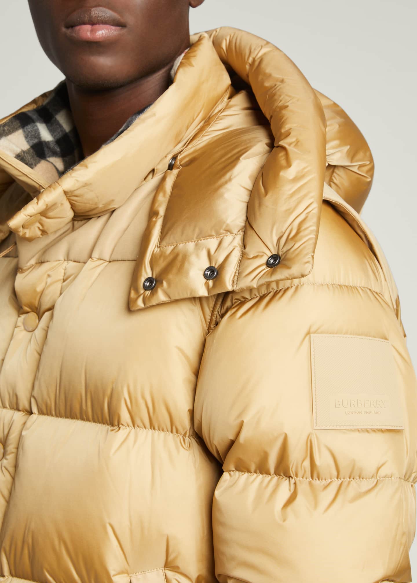 Burberry Men's Leeds Down Puffer Jacket - Bergdorf Goodman