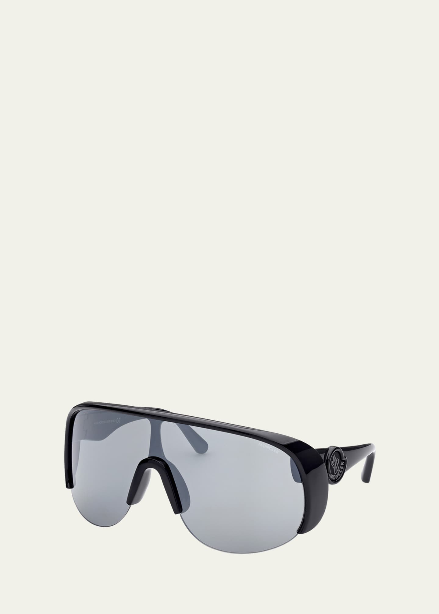 Moncler Lunettes Phantom Injection Plastic Shield Sunglasses - Bergdorf ...