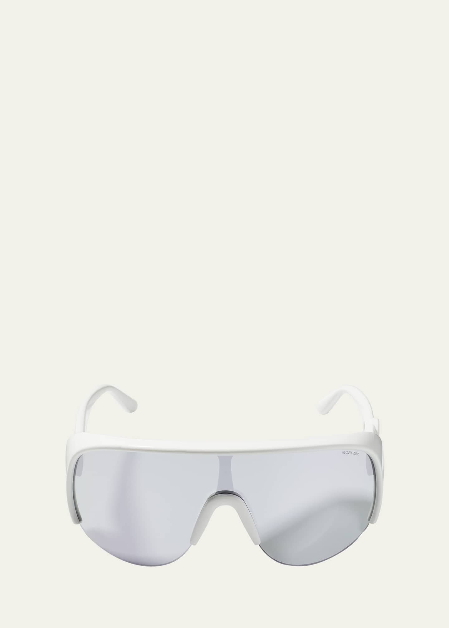 Moncler Lunettes Phantom Injection Plastic Shield Sunglasses - Bergdorf ...