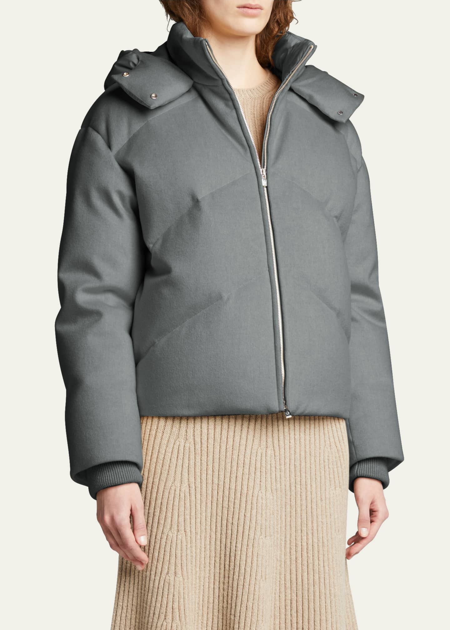 Loro Piana Prevel Chevron Puffer Jacket - Bergdorf Goodman