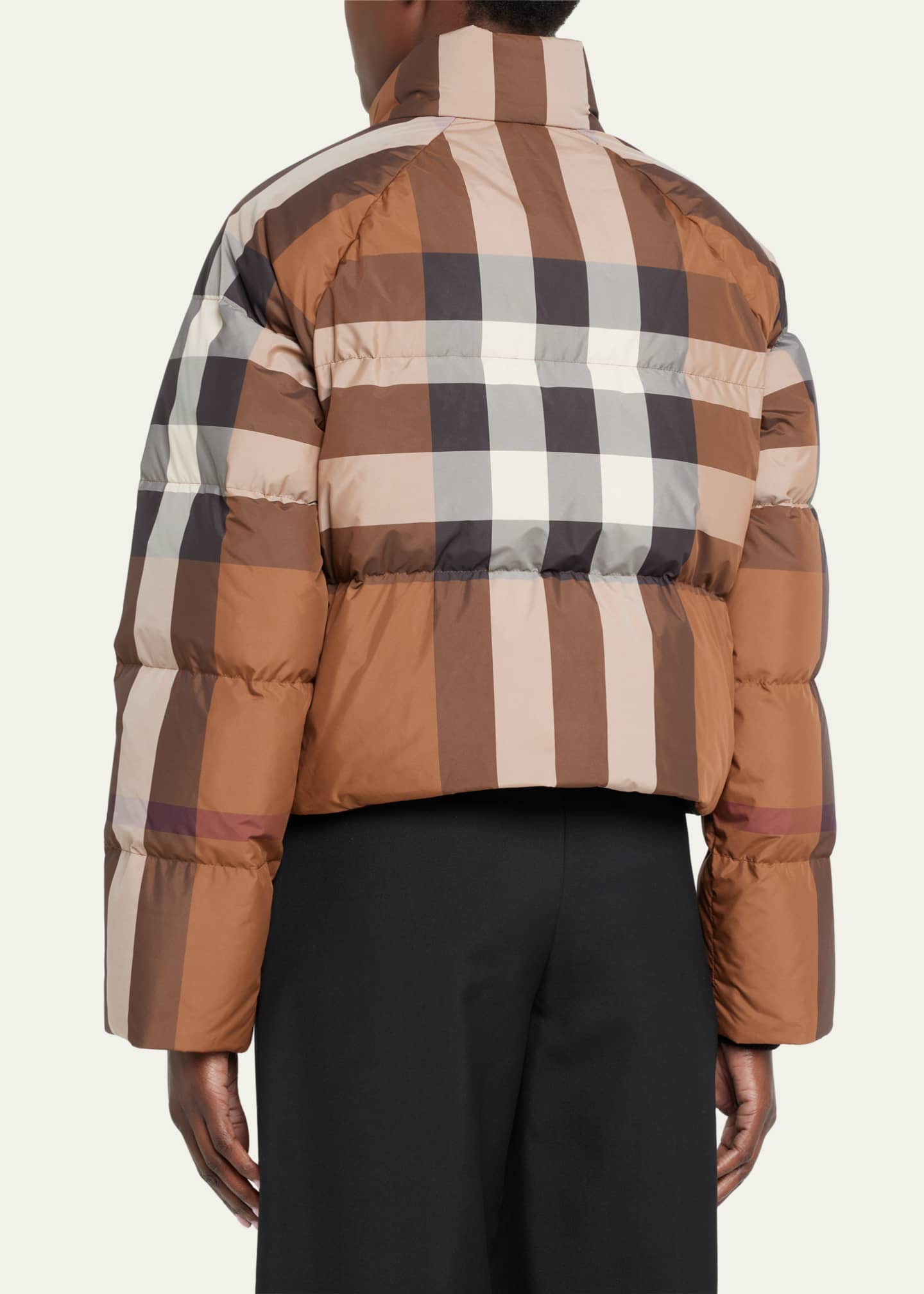 Burberry Vintage Check Puffer Short Jacket - Bergdorf Goodman
