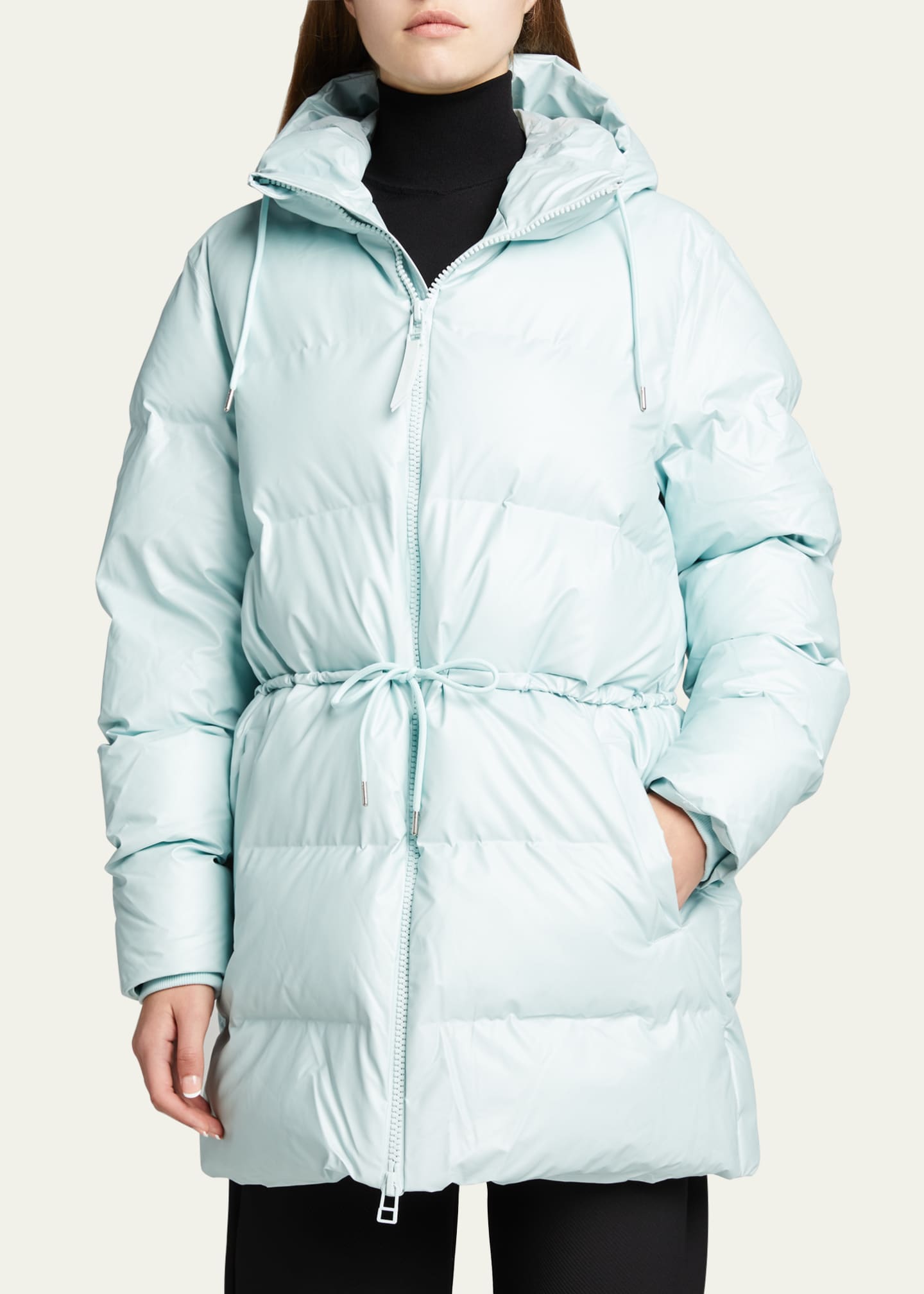 Rains Drawstring Puffer Jacket - Bergdorf Goodman