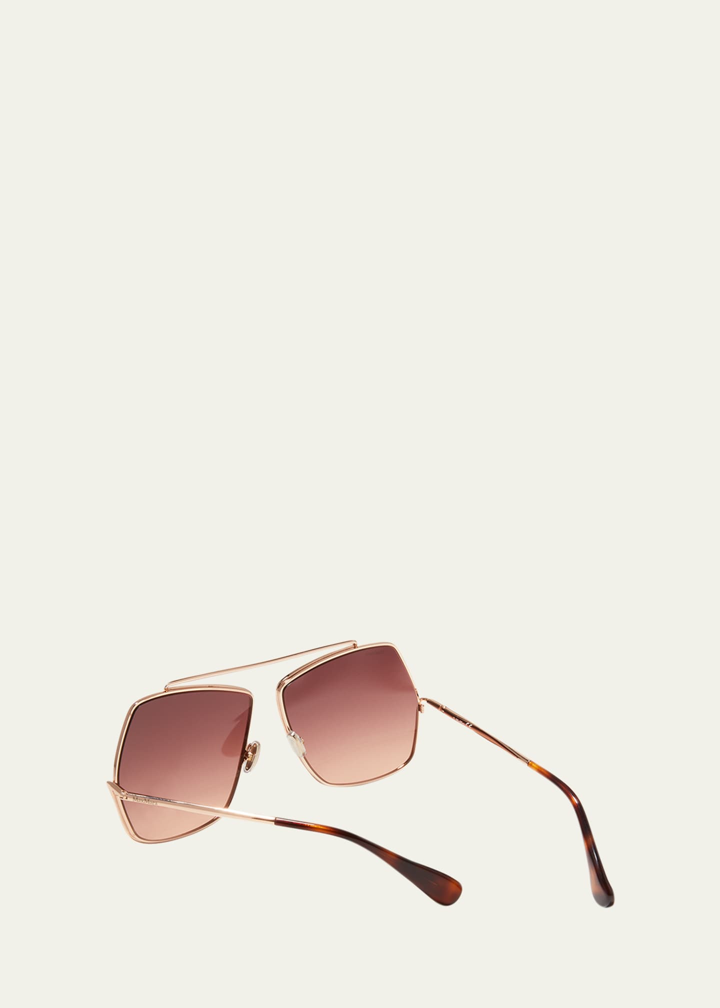 Max Mara Elsa Geo Metal Butterfly Sunglasses - Bergdorf Goodman