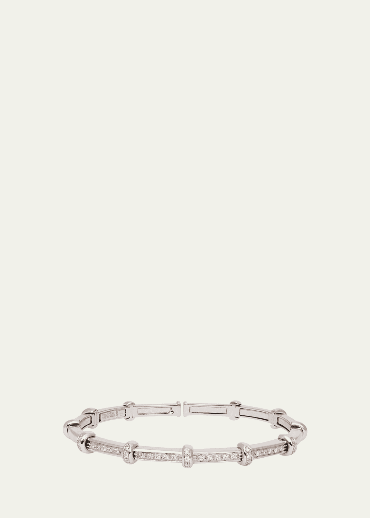 Sidney Garber 18K White Gold Diamond Spring Bracelet - Bergdorf Goodman