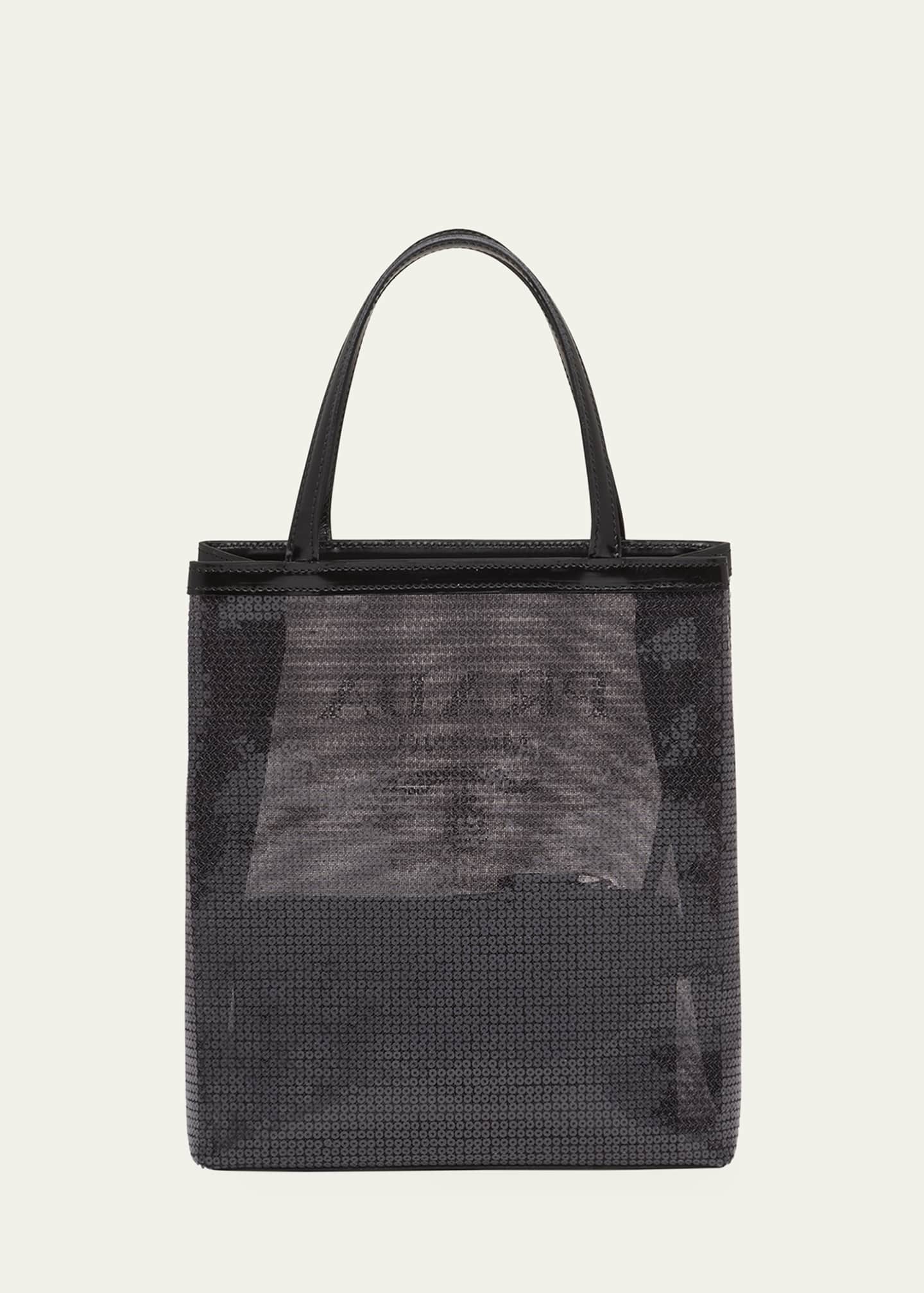 Prada Mesh Sequin Logo Tote Bag - Bergdorf Goodman