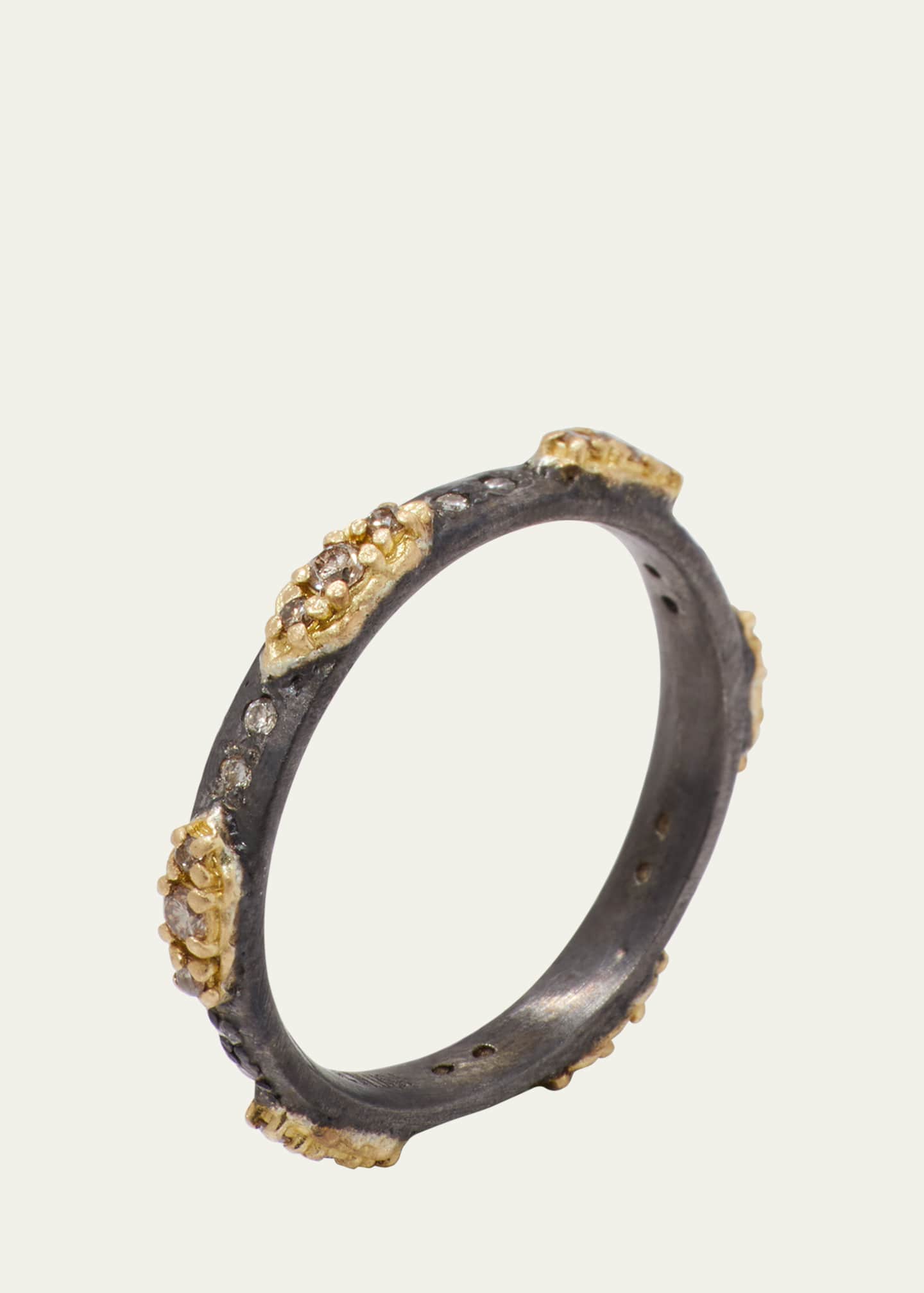 Armenta Old World Mini Scroll Stack Band Ring, Size 5-8 - Bergdorf Goodman