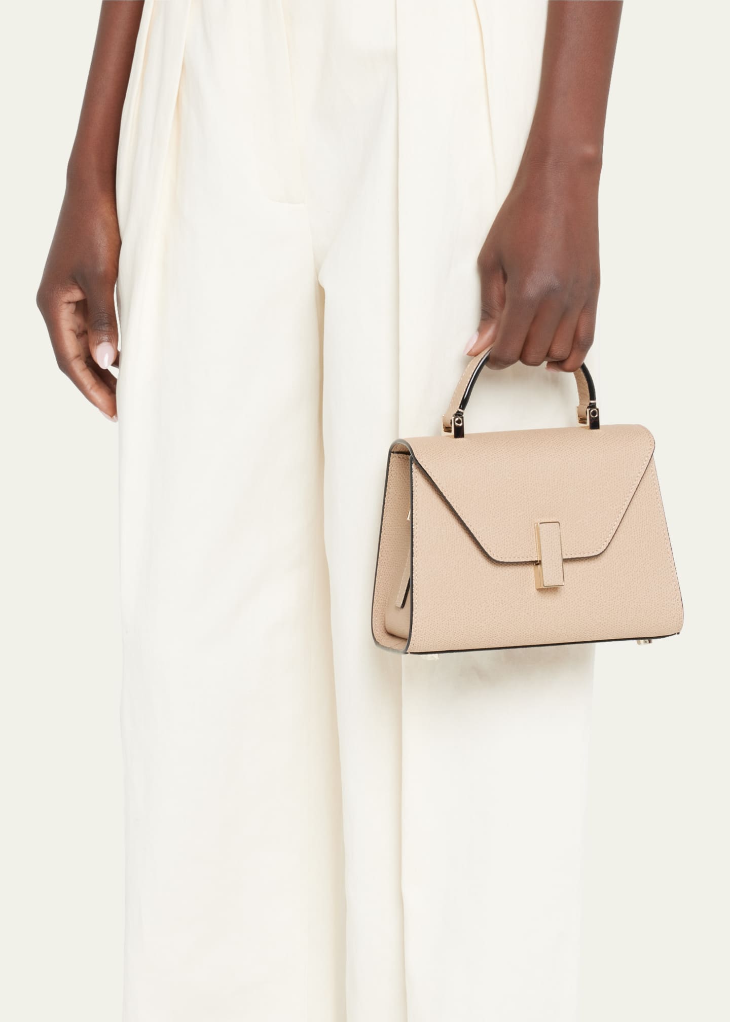 Valextra Iside XS Leather Top-Handle Bag - Bergdorf Goodman