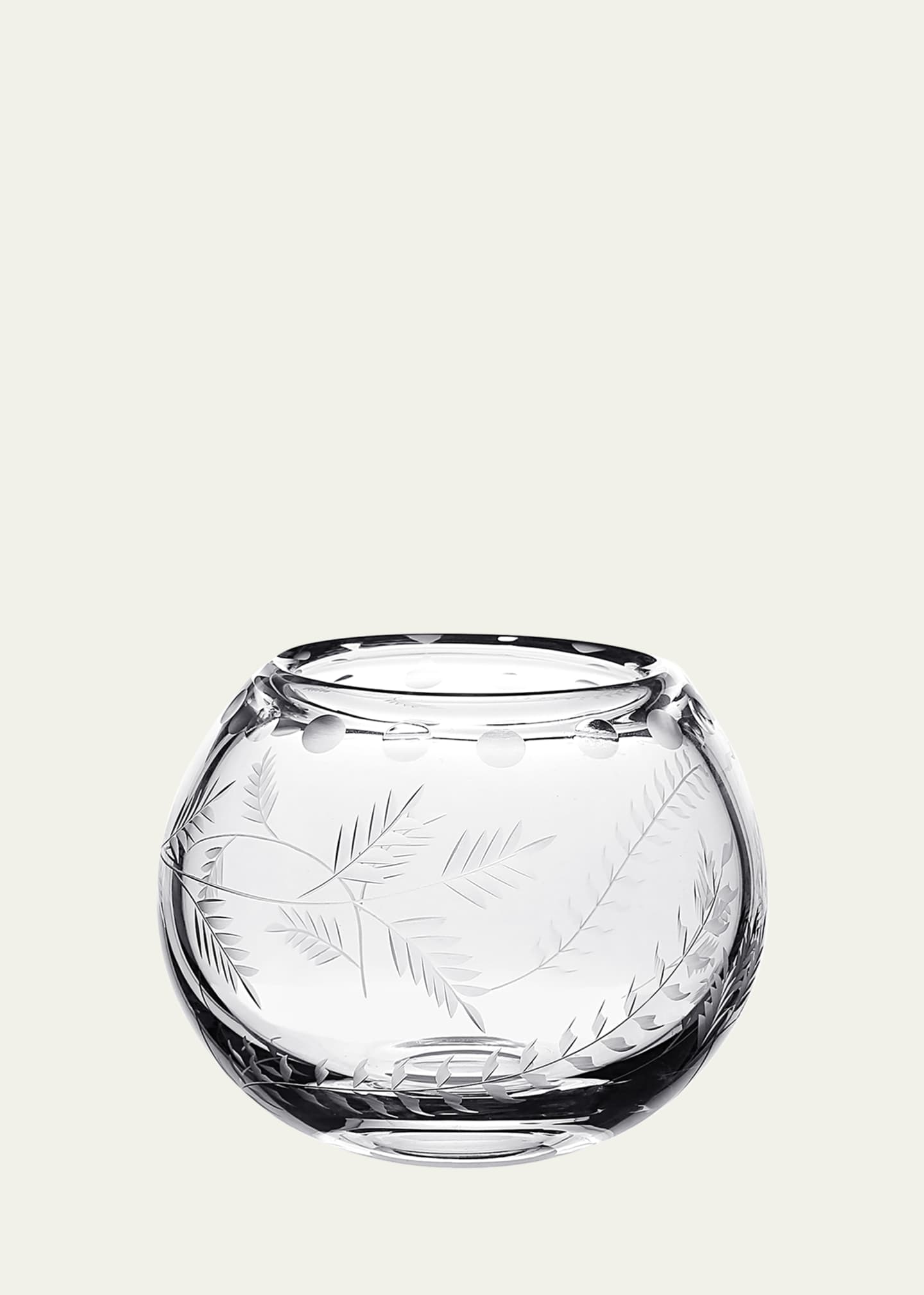 William Yeoward Crystal Fern Rose Bowl - Bergdorf Goodman