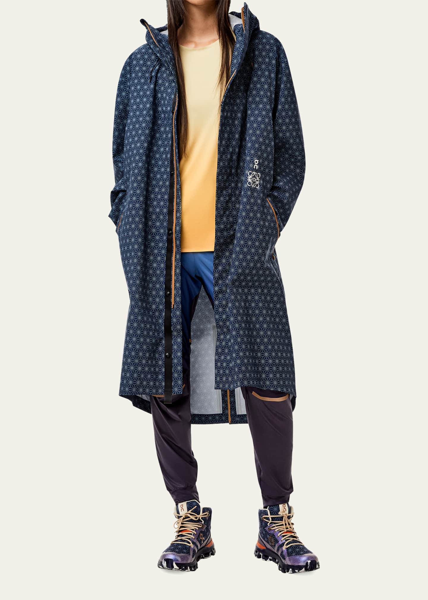 Loewe x On Men's Geo-Patterned Parka - Bergdorf Goodman