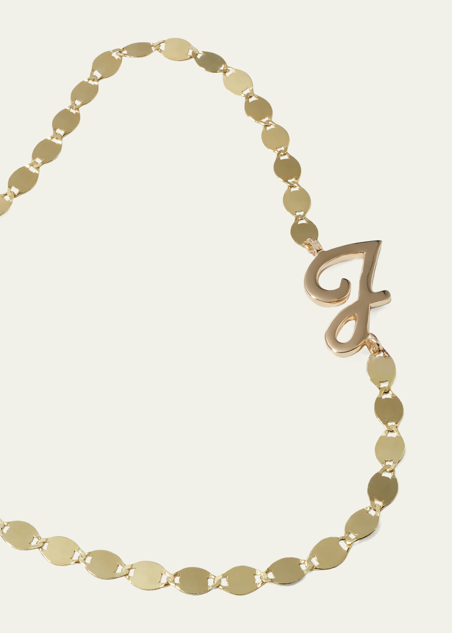 Lana Micro Cursive Initial Bracelet - Bergdorf Goodman