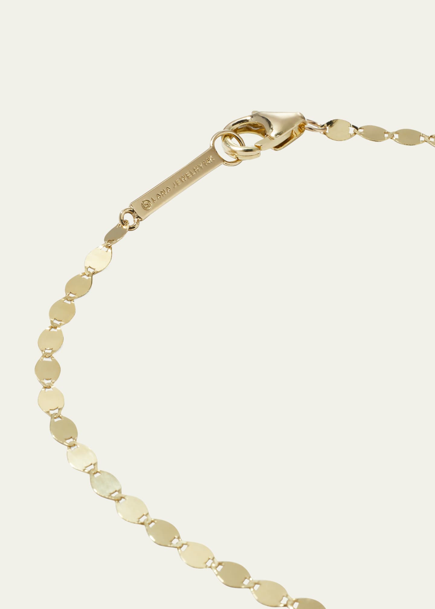 Lana Micro Cursive Initial Bracelet - Bergdorf Goodman