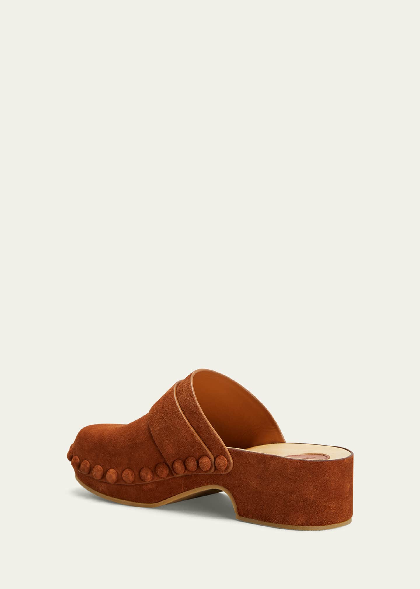 Chloe Joy Suede Mule Clogs - Bergdorf Goodman