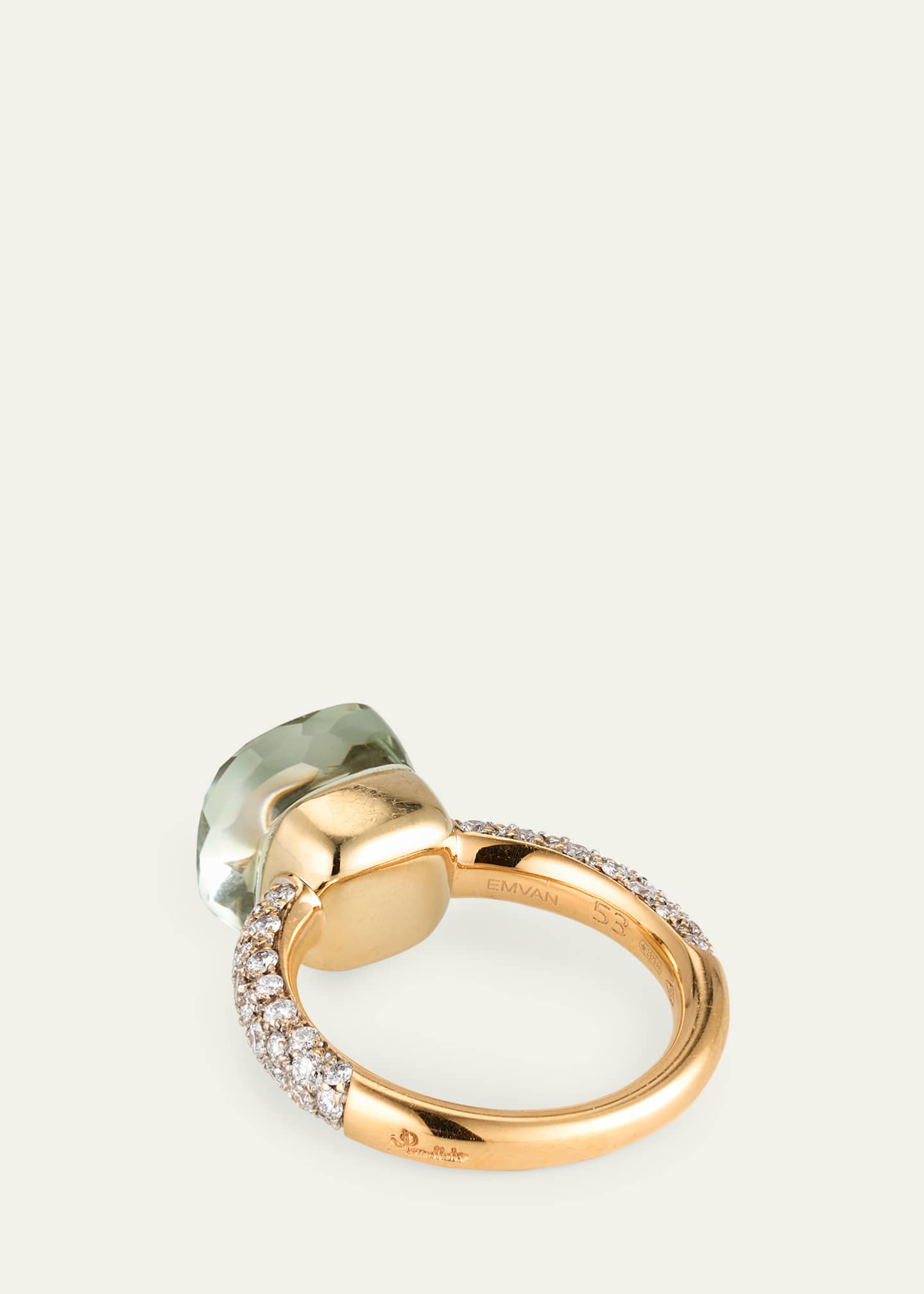 Pomellato Nudo Classic Ring in Prasiolite and Diamonds - Bergdorf Goodman