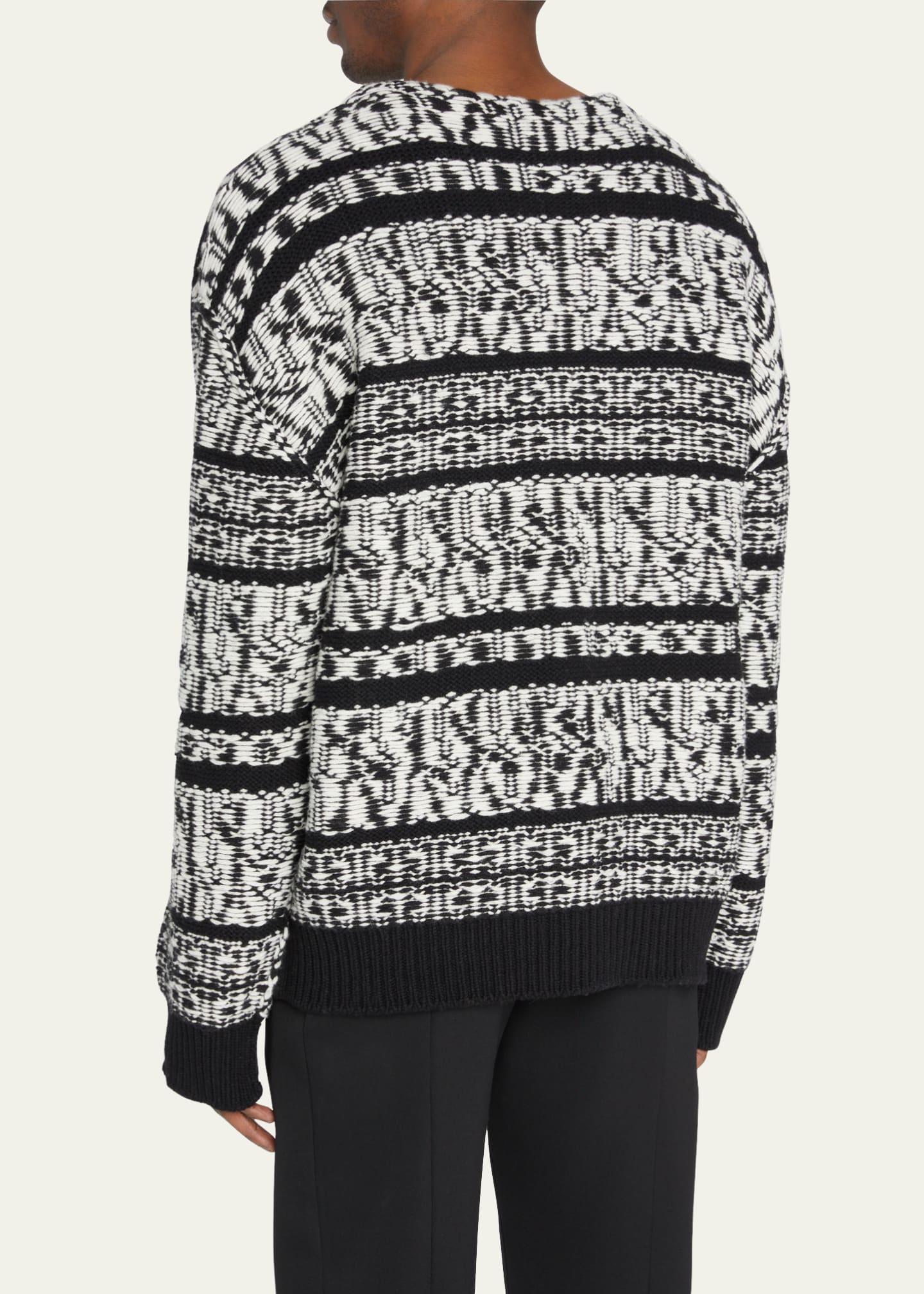 Givenchy x Chito Men's Reversible Jacquard Sweater - Bergdorf Goodman