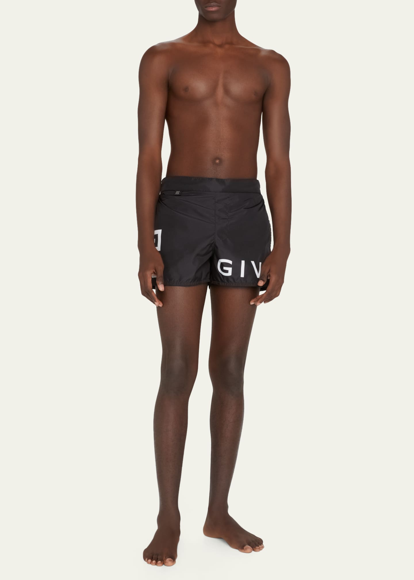 Givenchy Men's 4G Jacquard Swim Shorts - Bergdorf Goodman