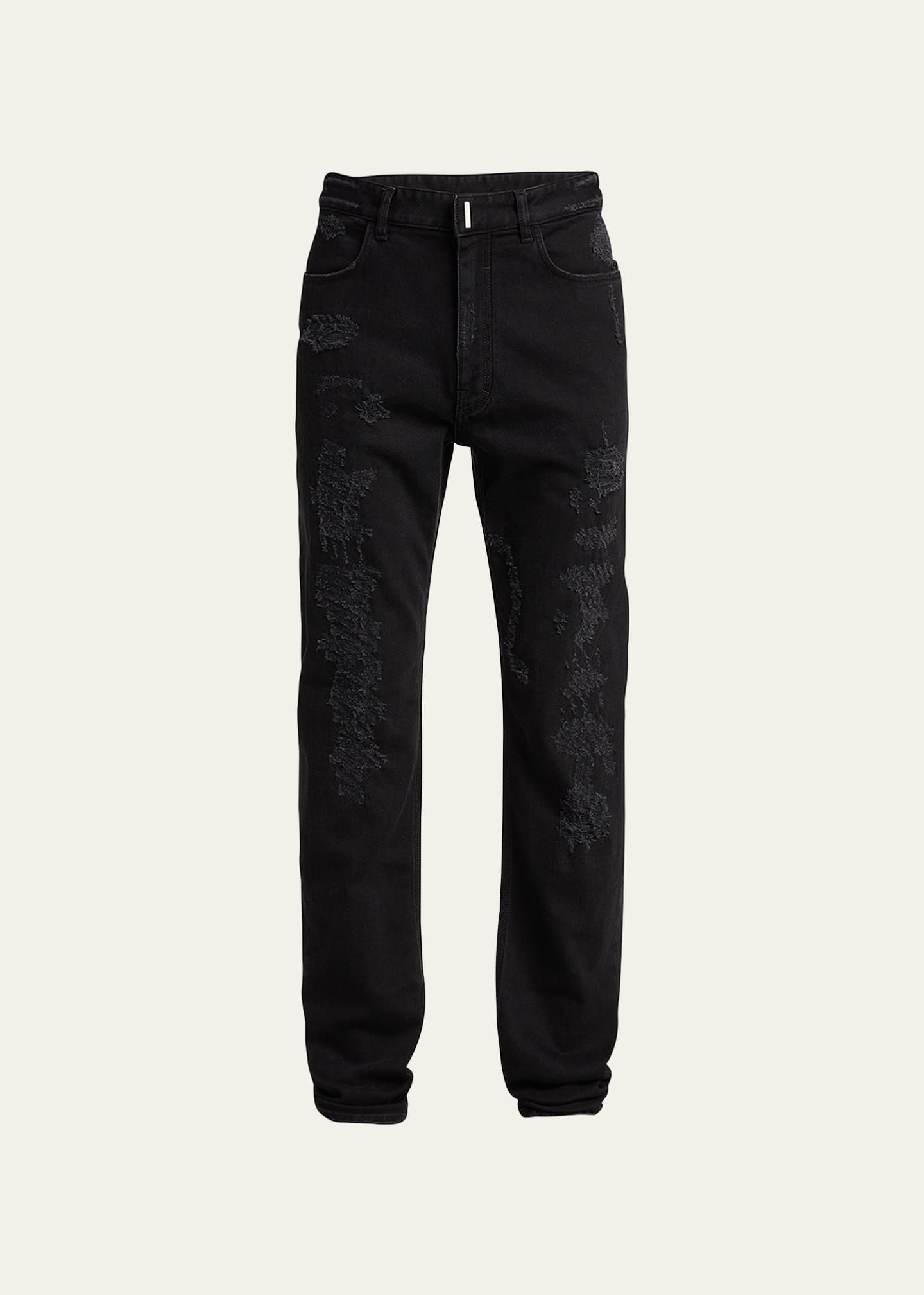 Givenchy Men's Slim-Fit Distressed Jeans - Bergdorf Goodman
