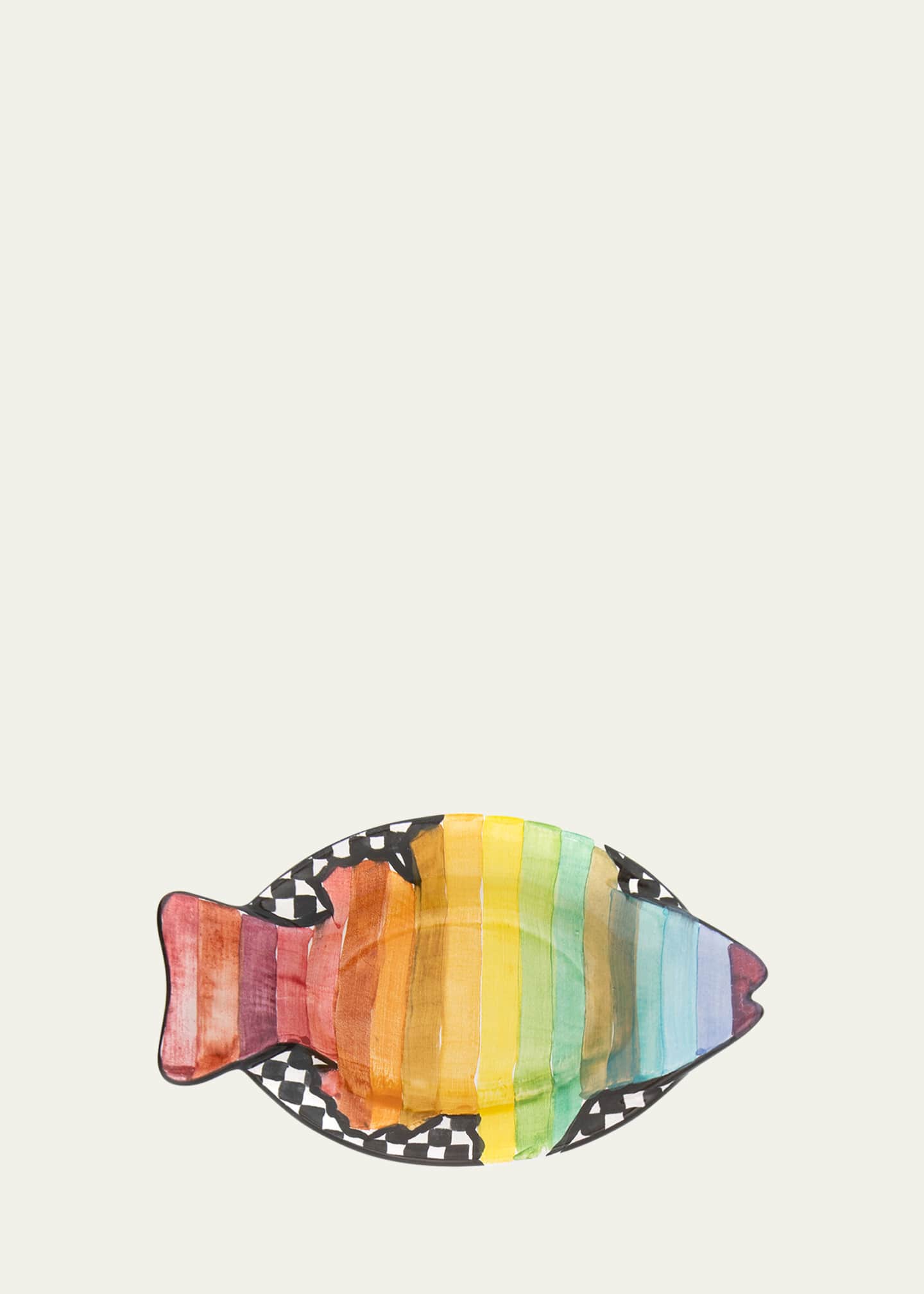 MacKenzie-Childs Rainbow Small Fish Dish - Bergdorf Goodman
