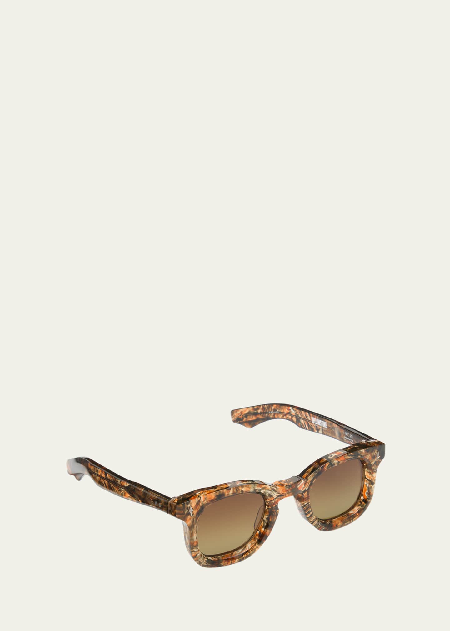 Jacques Marie Mage Men's Devaux Acetate Square Sunglasses - Bergdorf ...