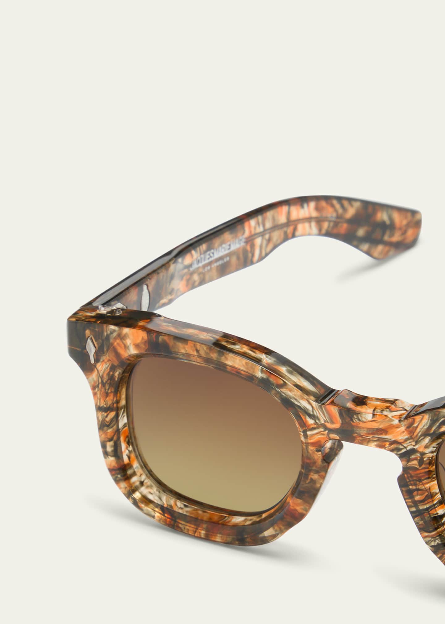 Jacques Marie Mage Men's Devaux Acetate Square Sunglasses - Bergdorf ...