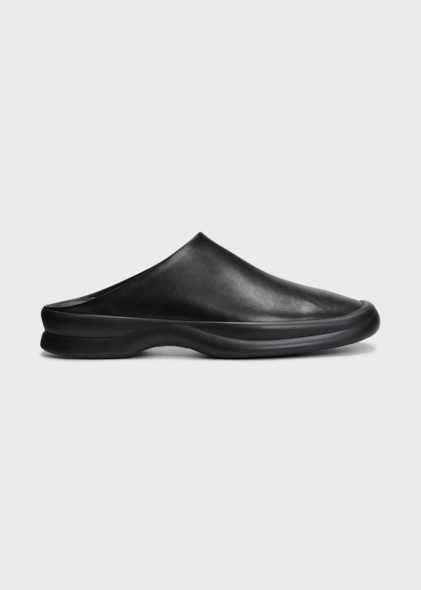THE ROW Town Calfskin Slide Clogs - Bergdorf Goodman