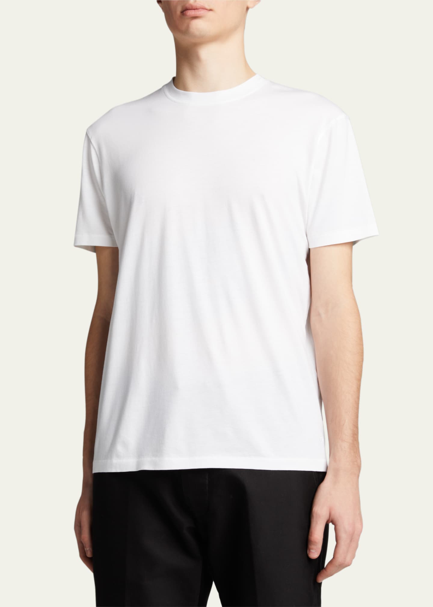 TOM FORD Men's Solid Crew T-Shirt - Bergdorf Goodman