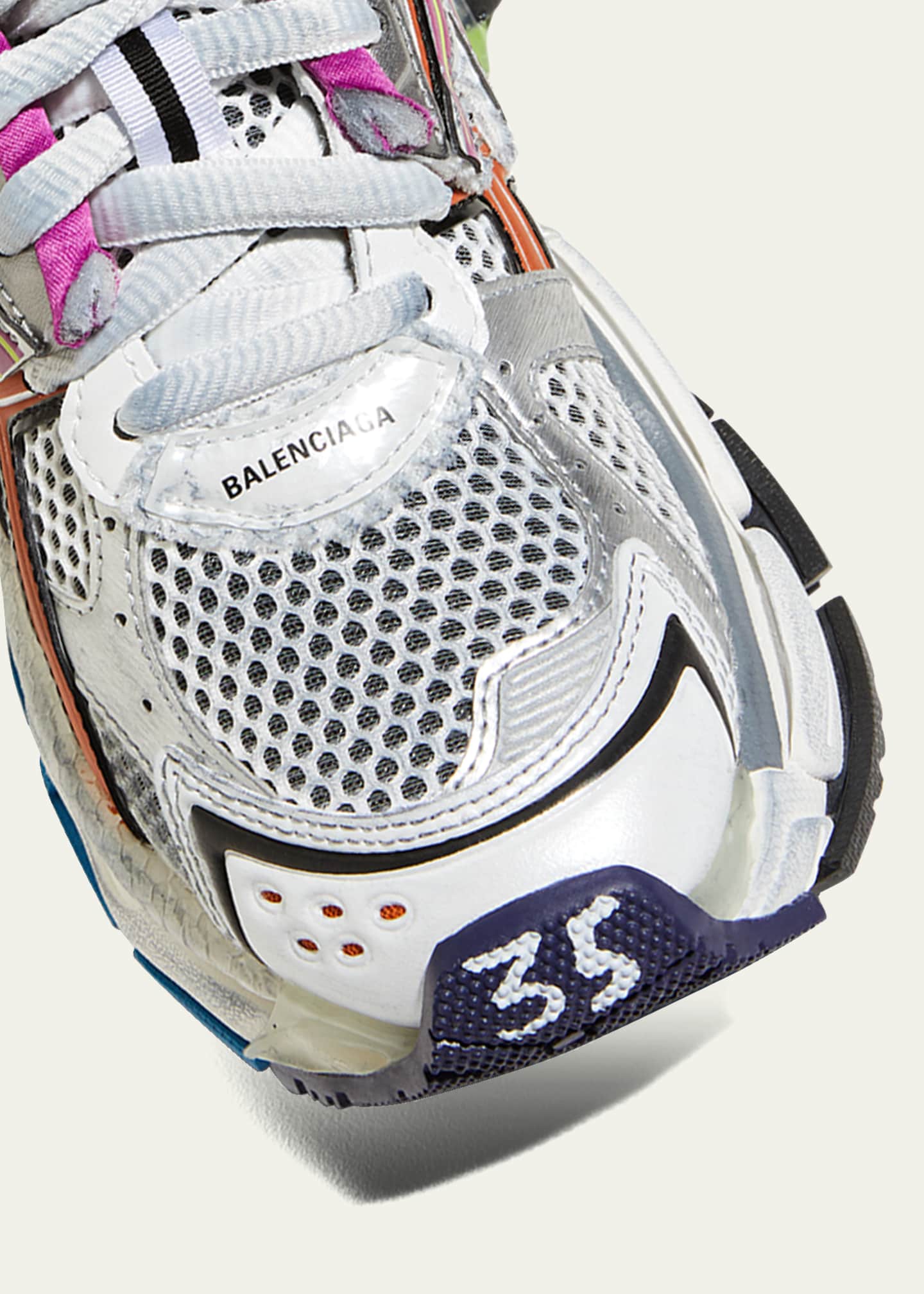 Balenciaga Colorblock Trainer Sneakers - Bergdorf Goodman