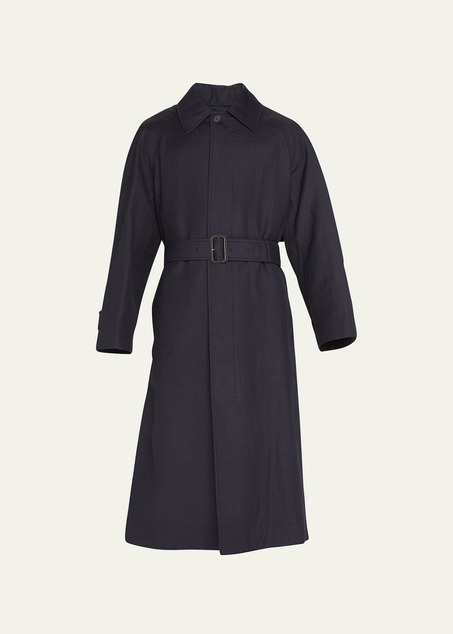 THE ROW Men's Edward Alpaca-Linen Trench Coat - Bergdorf Goodman