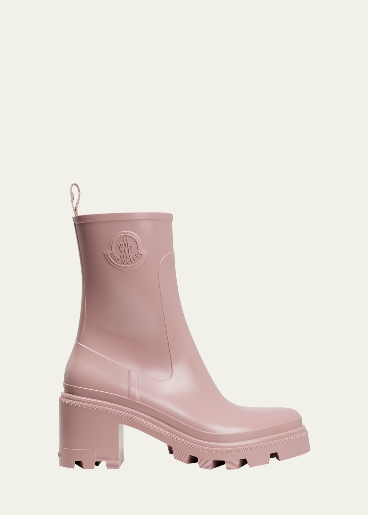 Moncler Loftgrip Rubber Zip Rain Boots - Bergdorf Goodman