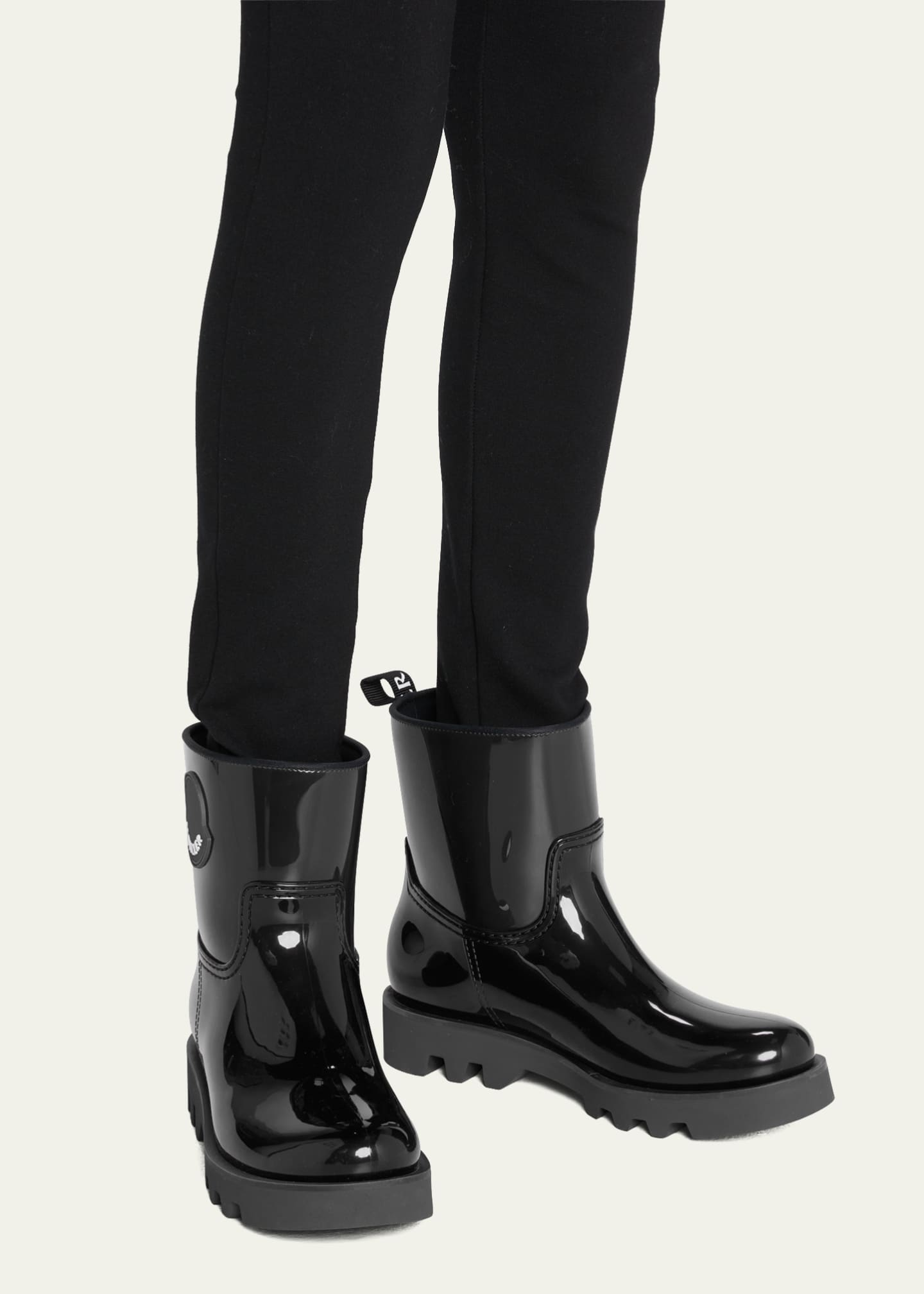 Moncler Ginette Waterproof Rubber Rain Boots - Bergdorf Goodman