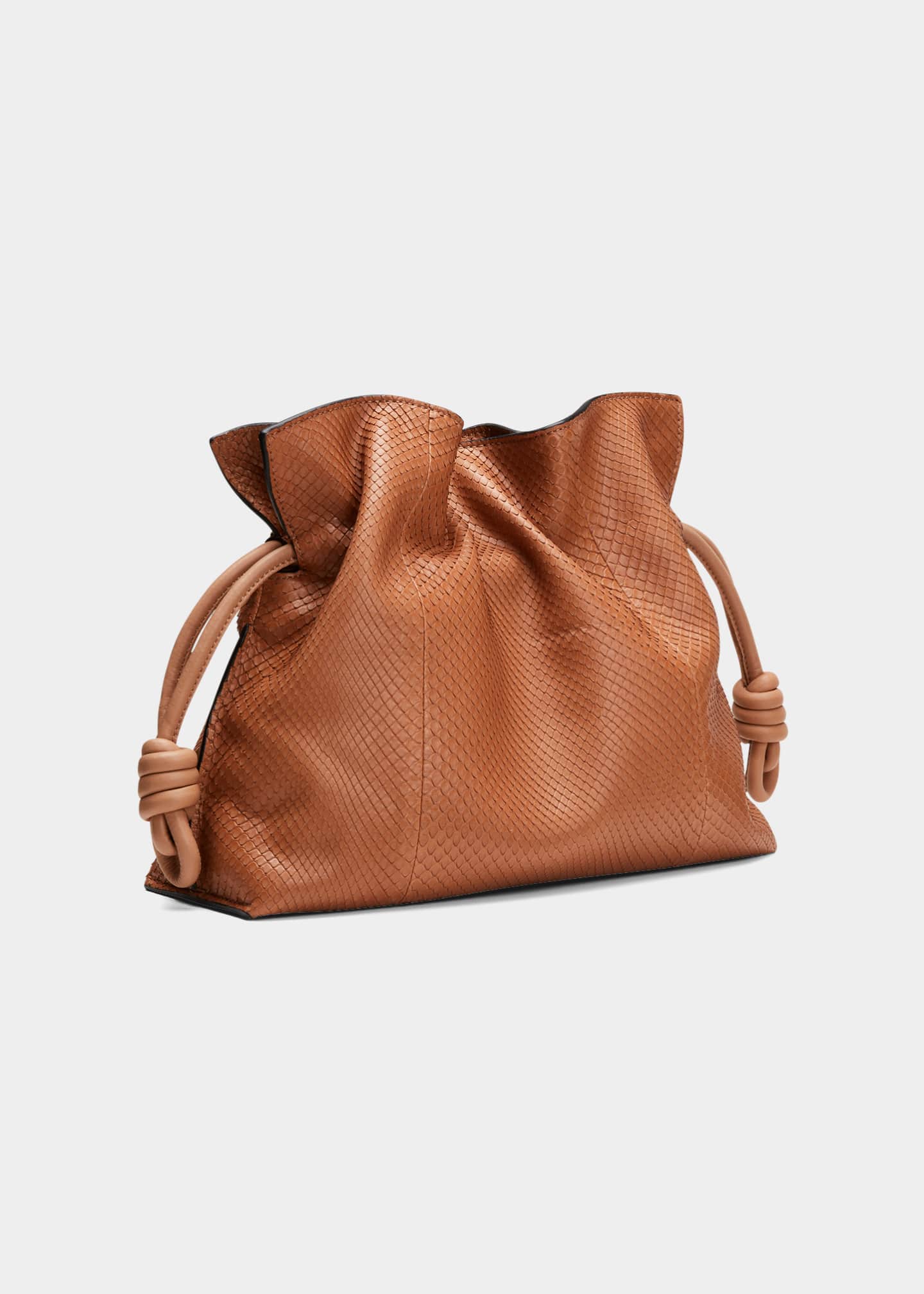 Loewe Flamenco Python Clutch Bag - Bergdorf Goodman