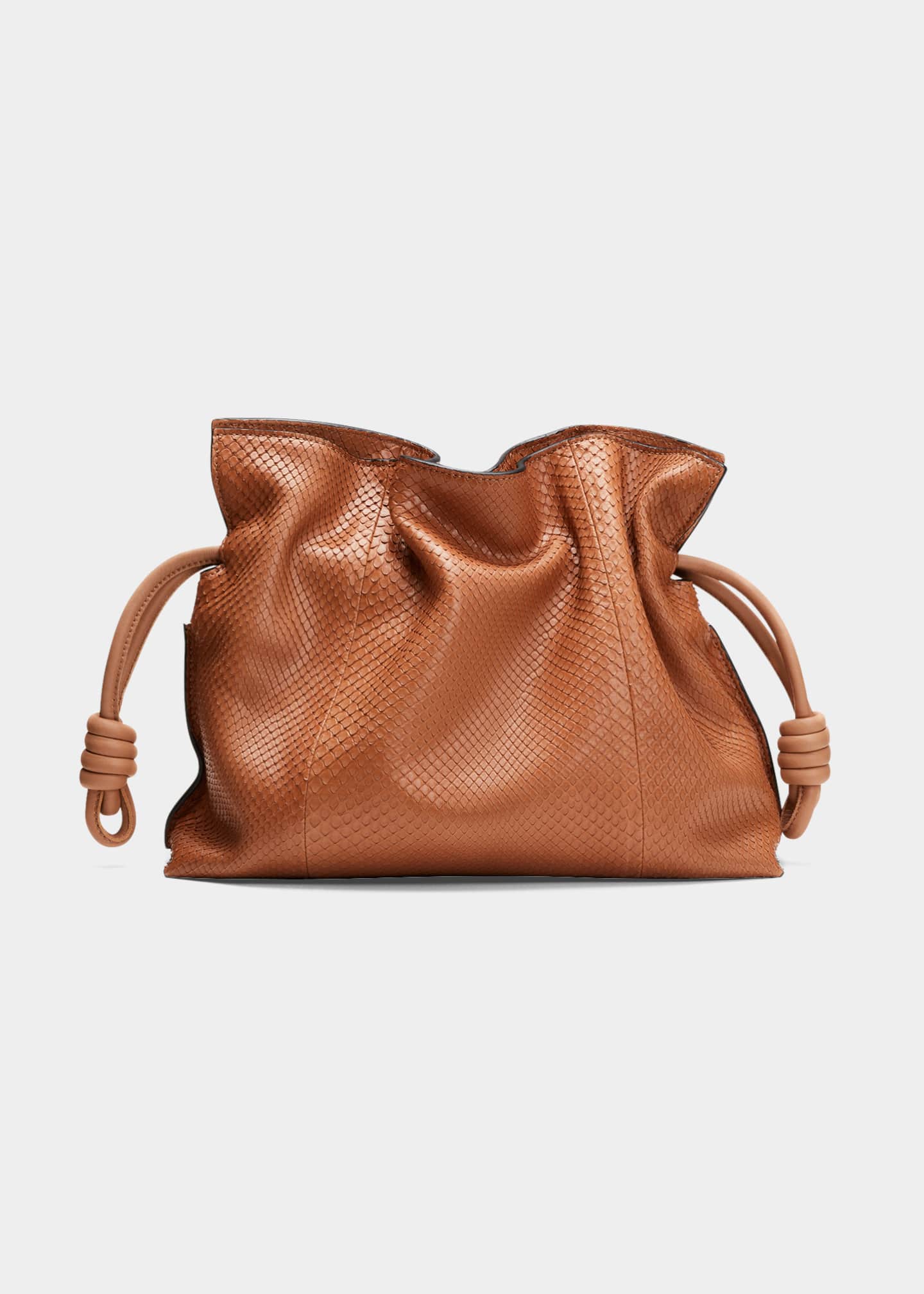 Loewe Flamenco Python Clutch Bag - Bergdorf Goodman