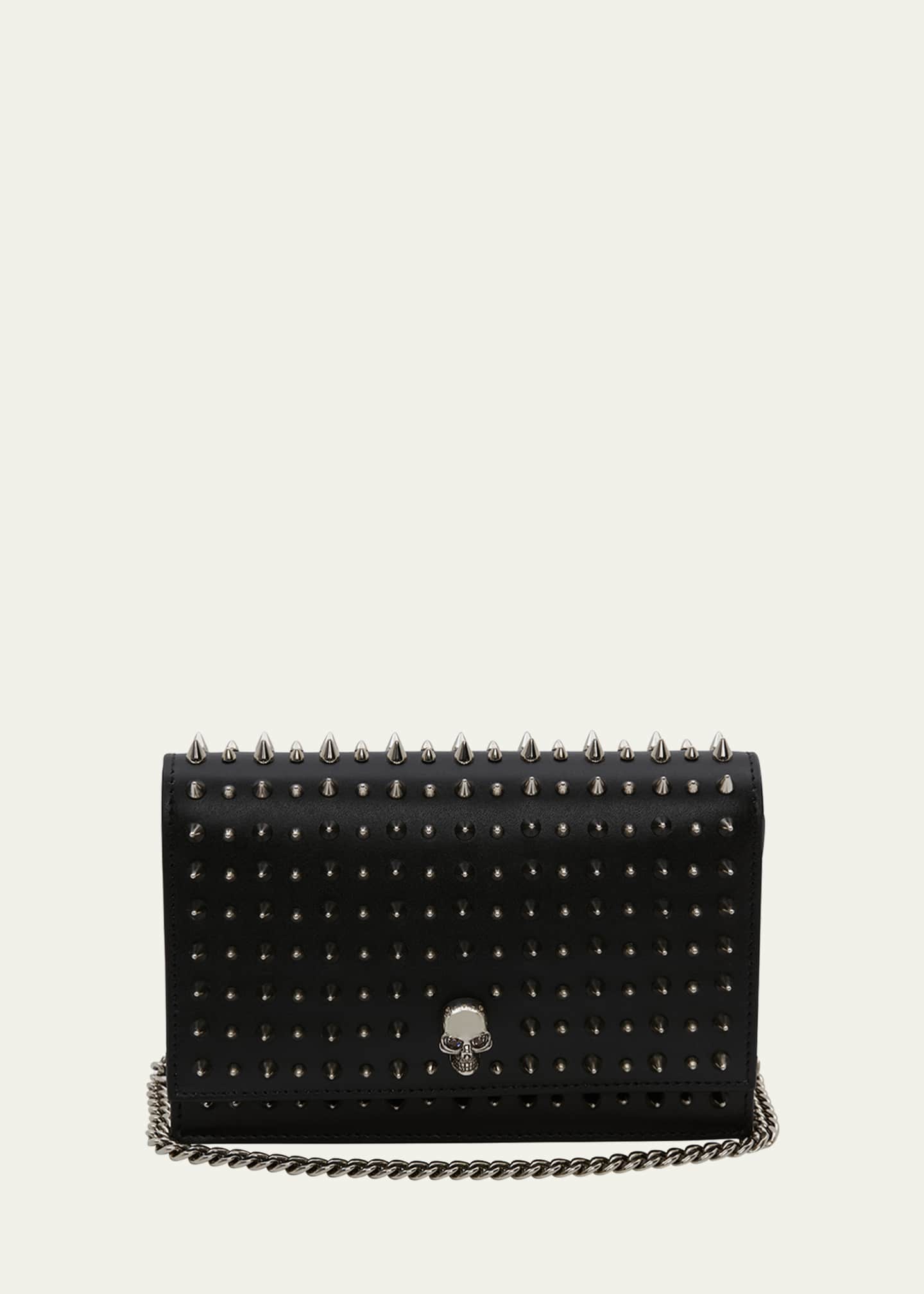 Alexander McQueen Skull Mini Spike Stud Crossbody Bag - Bergdorf Goodman